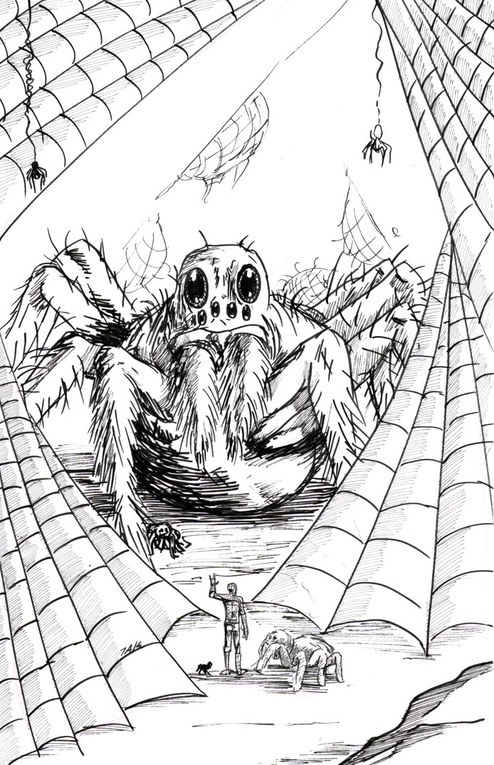 ArtStation - Daily Sketch: Spiders