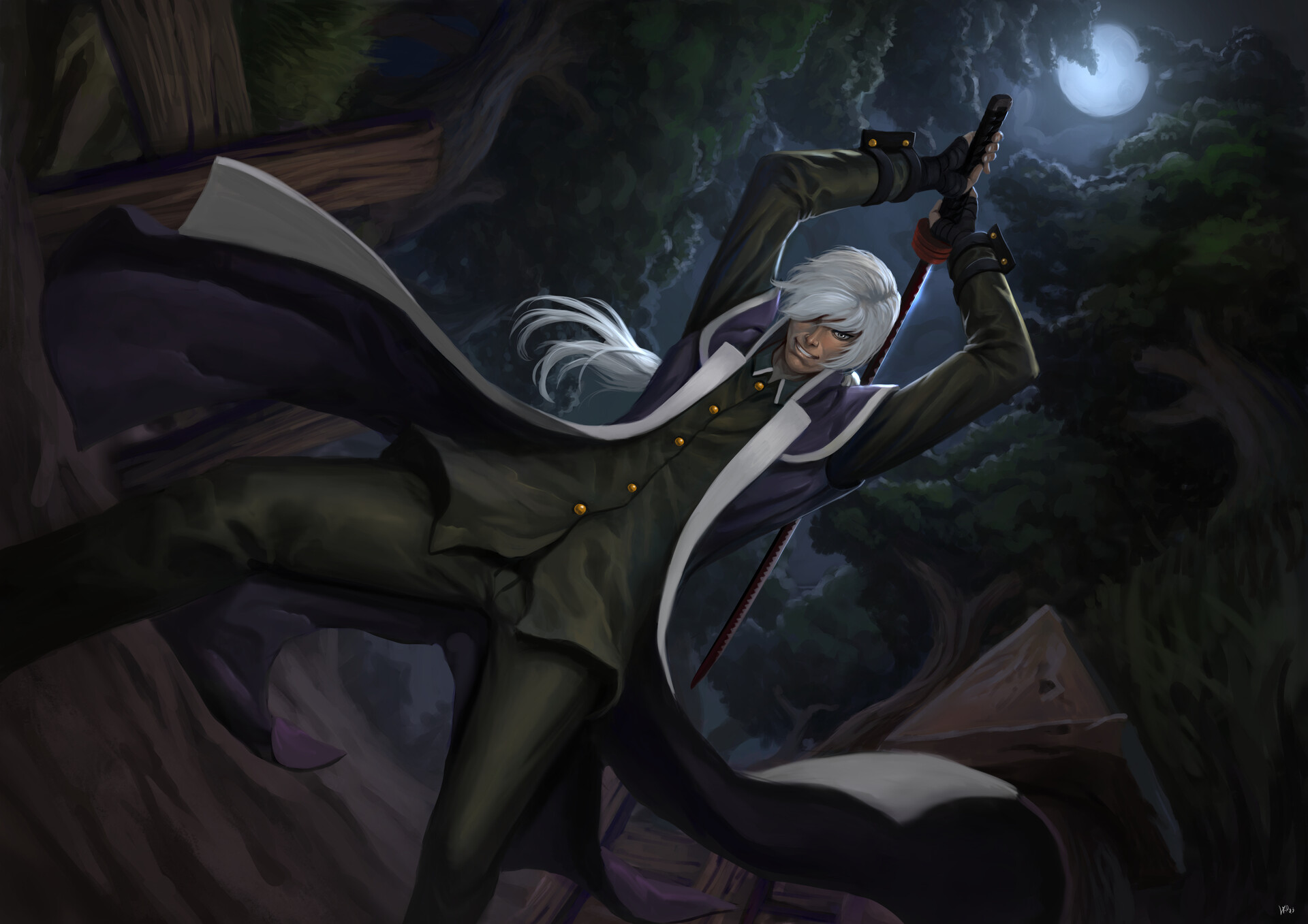 ArtStation - Setsuna (Last Blade 2) fanart