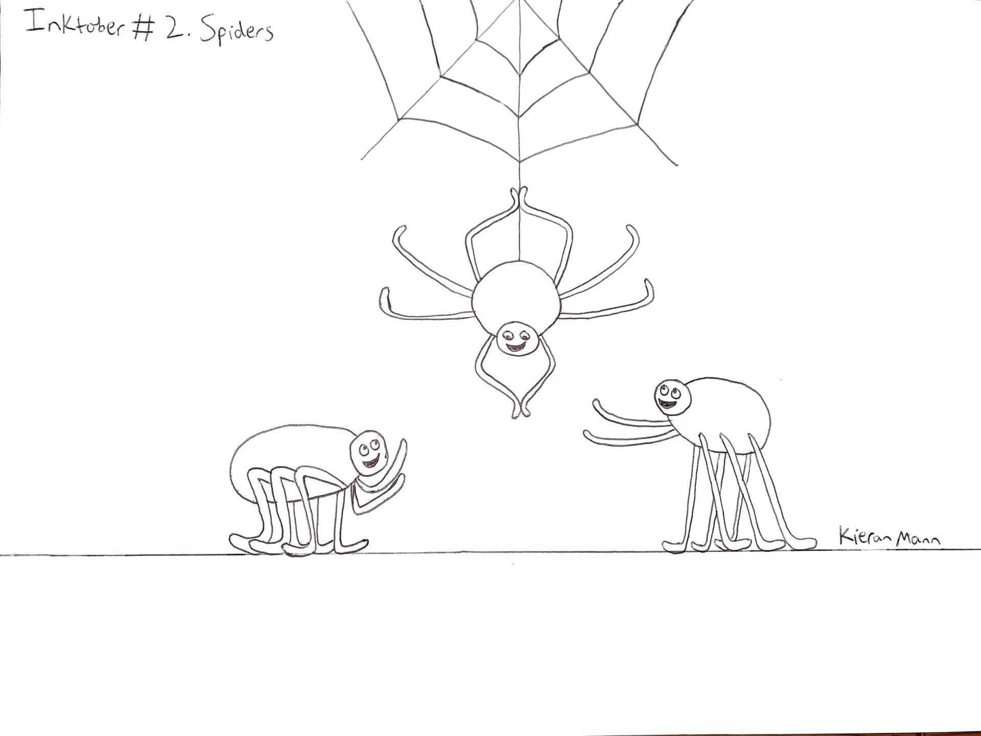 ArtStation - Inktober 2023 Day 2 - Spiders