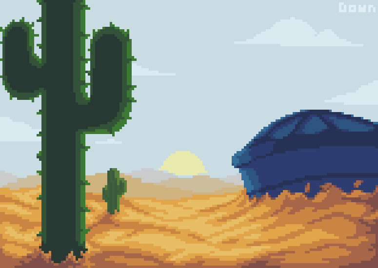 ArtStation - The Fake Desert