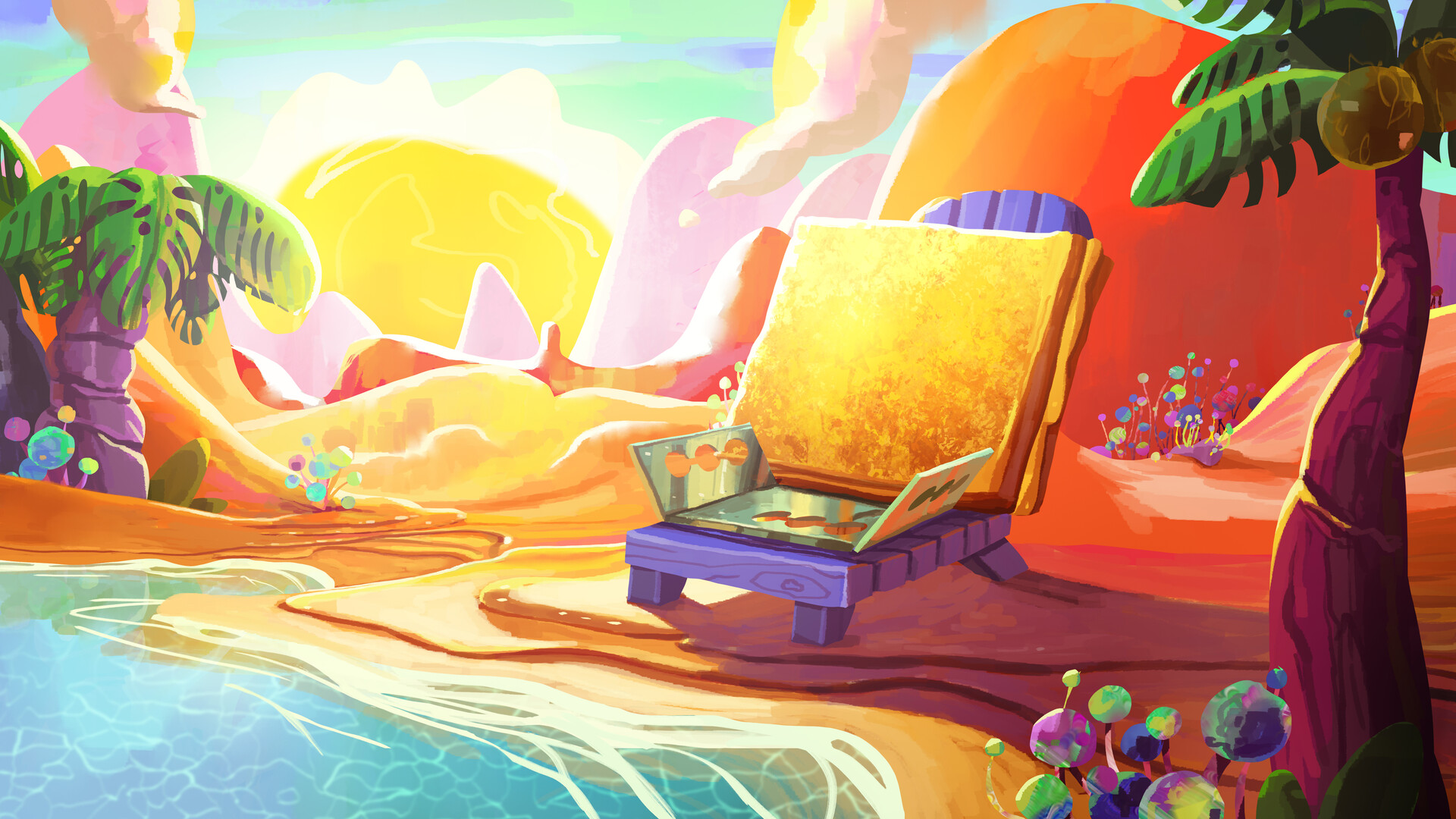 ArtStation - Lunchables - Grilled cheesie's paradise