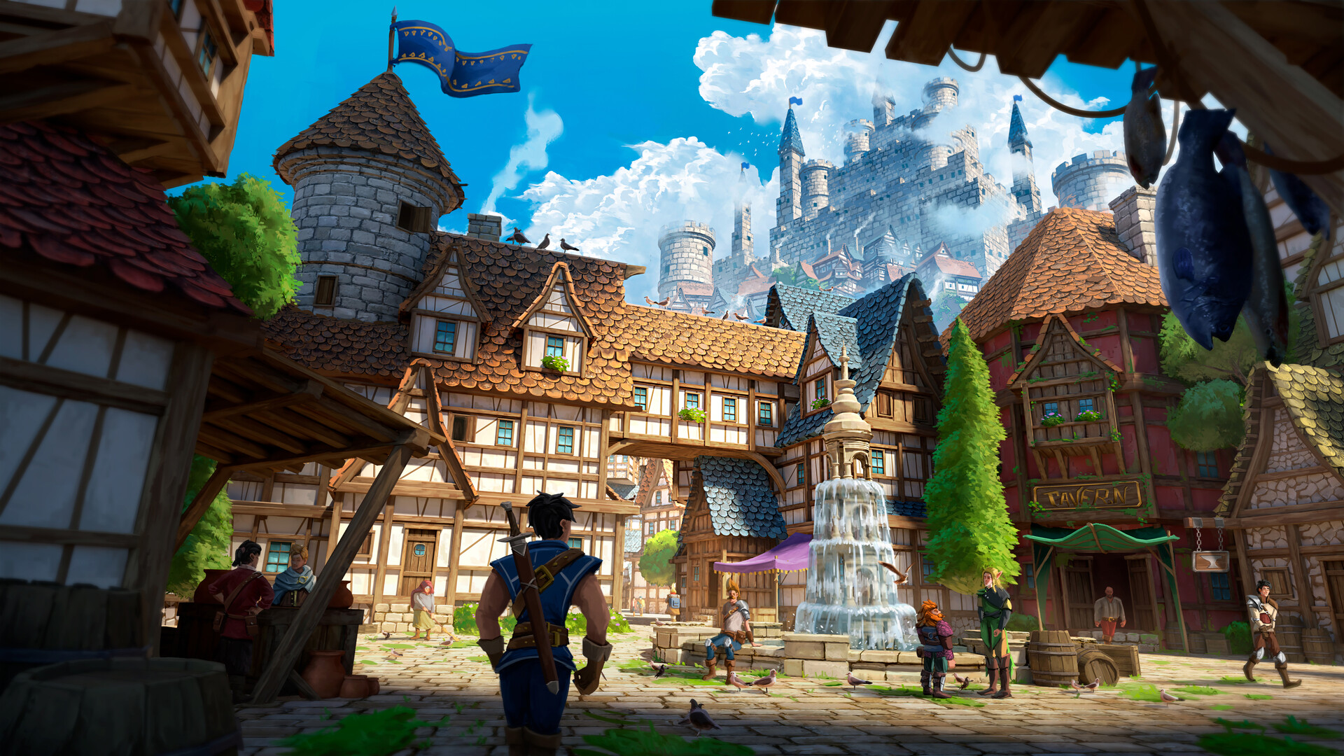 ArtStation - Fantasy Town