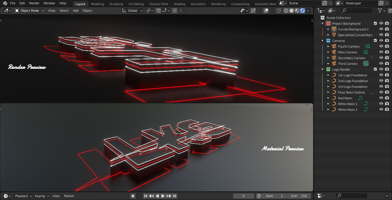 Corey Bryan - LKG Neon Logo