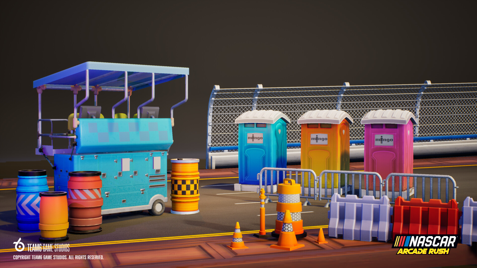 Helen Emke - NASCAR Arcade Rush - Props