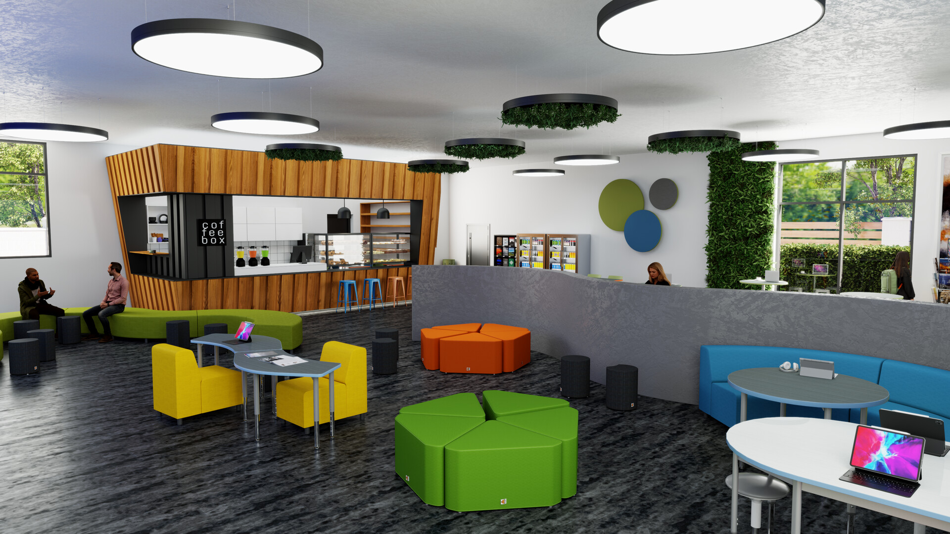 Amos White Jr. - Cafe | Lounge Visualization