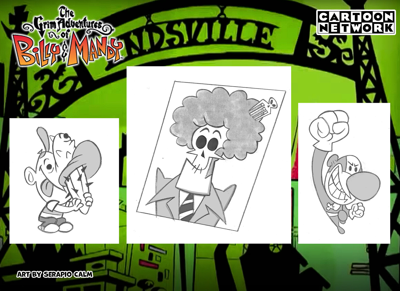 billy and mandy coloring pages