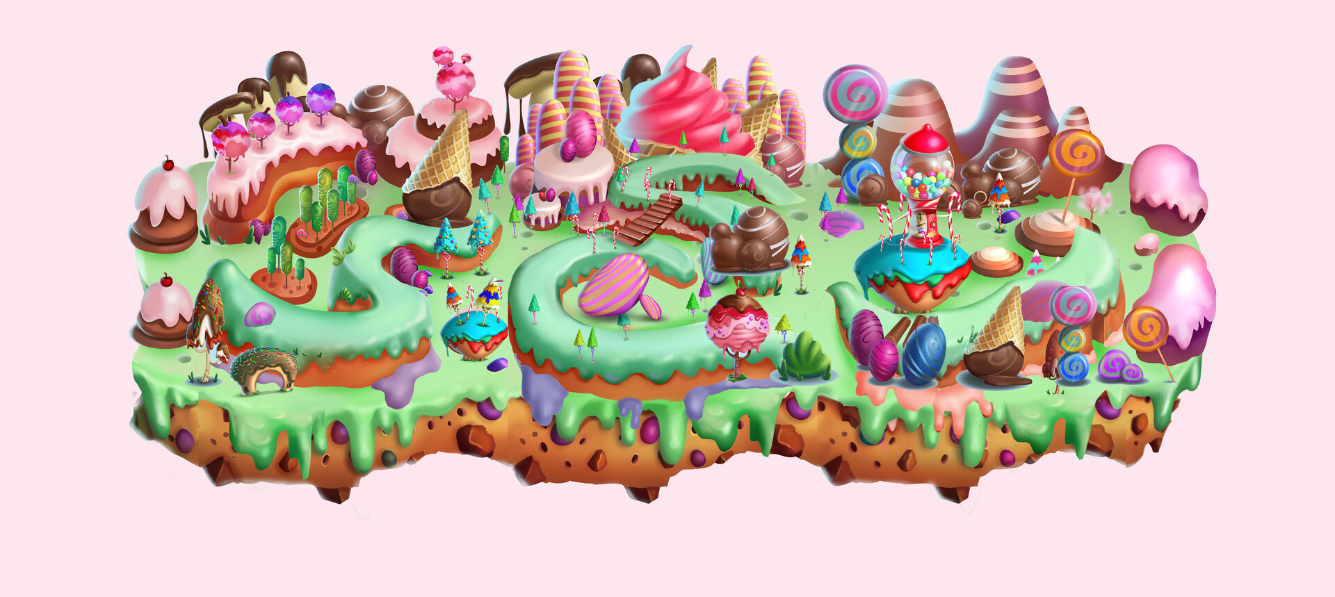 ArtStation - Theme-Maps for Mini Golf
