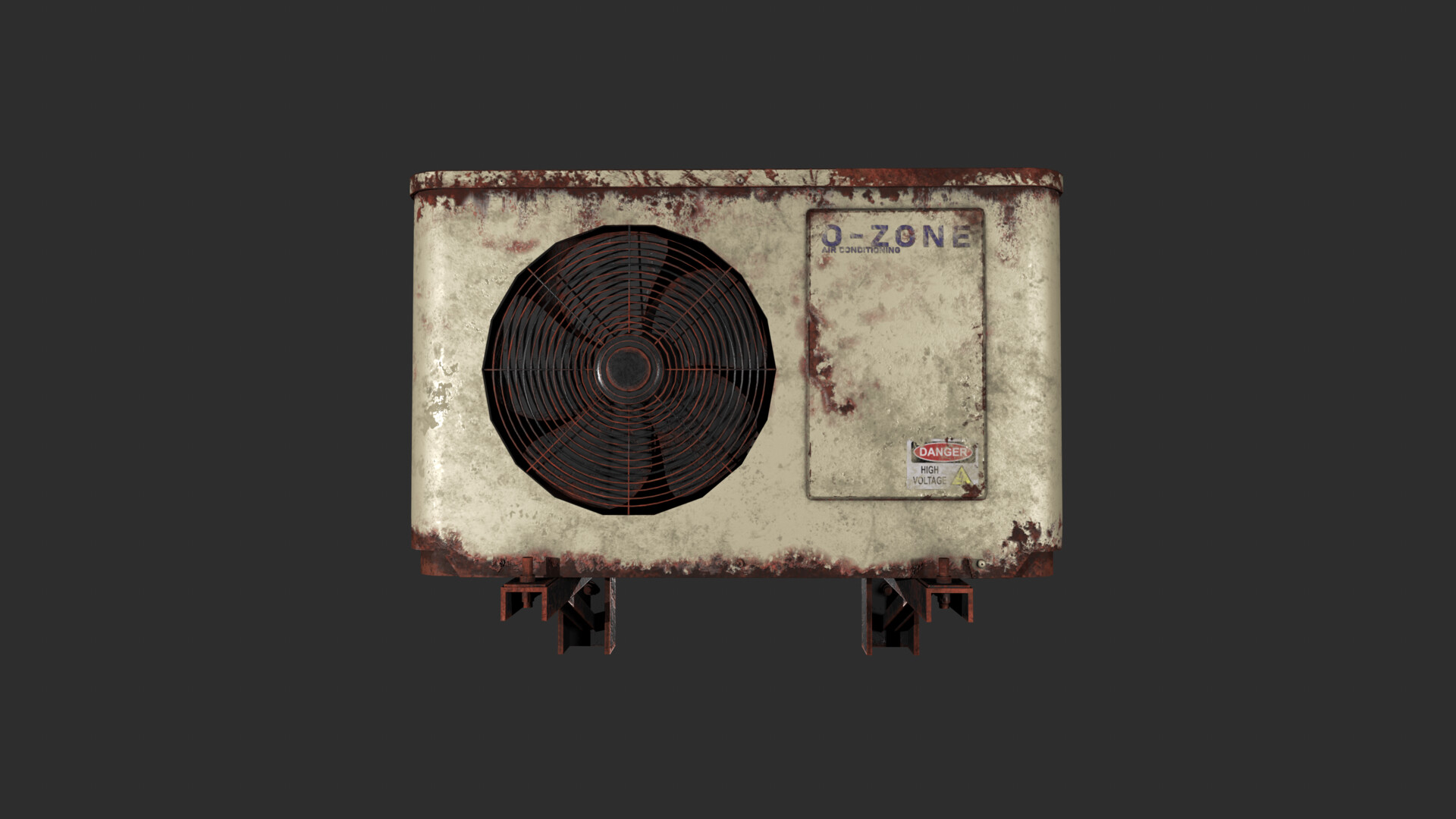 ArtStation - Air Conditioner Outdoor Unit - 3D Model and texture