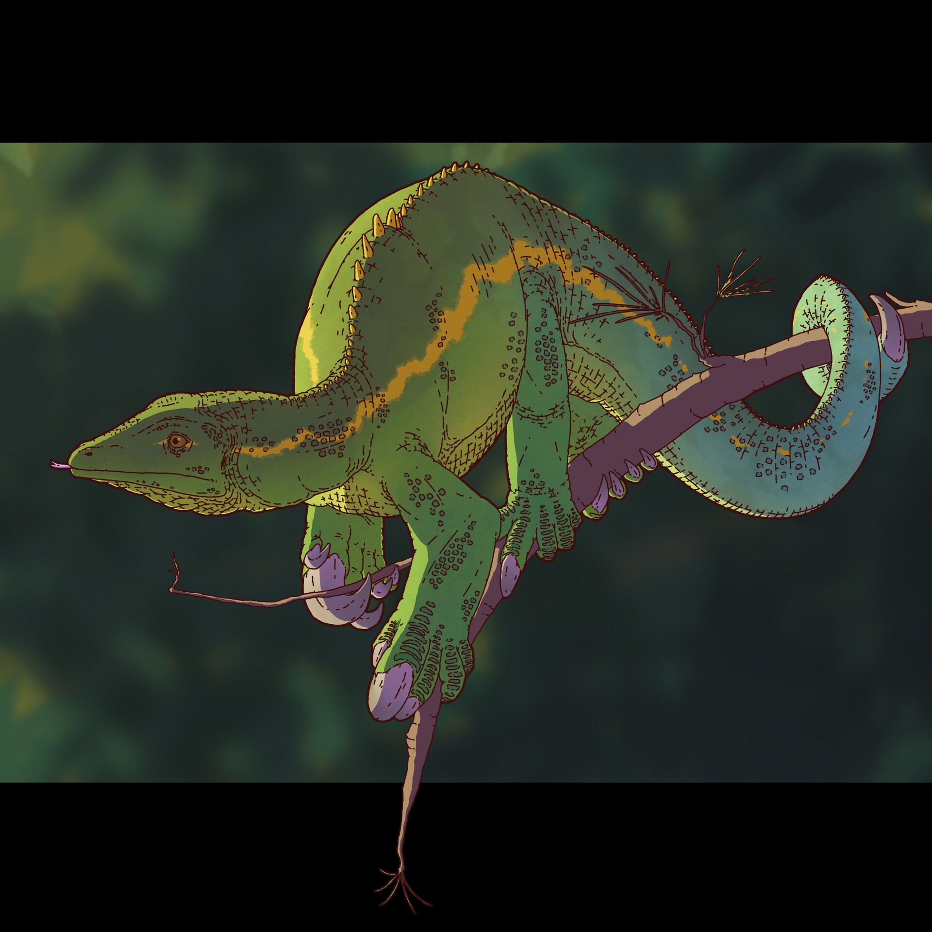ArtStation - Drepanosaurus