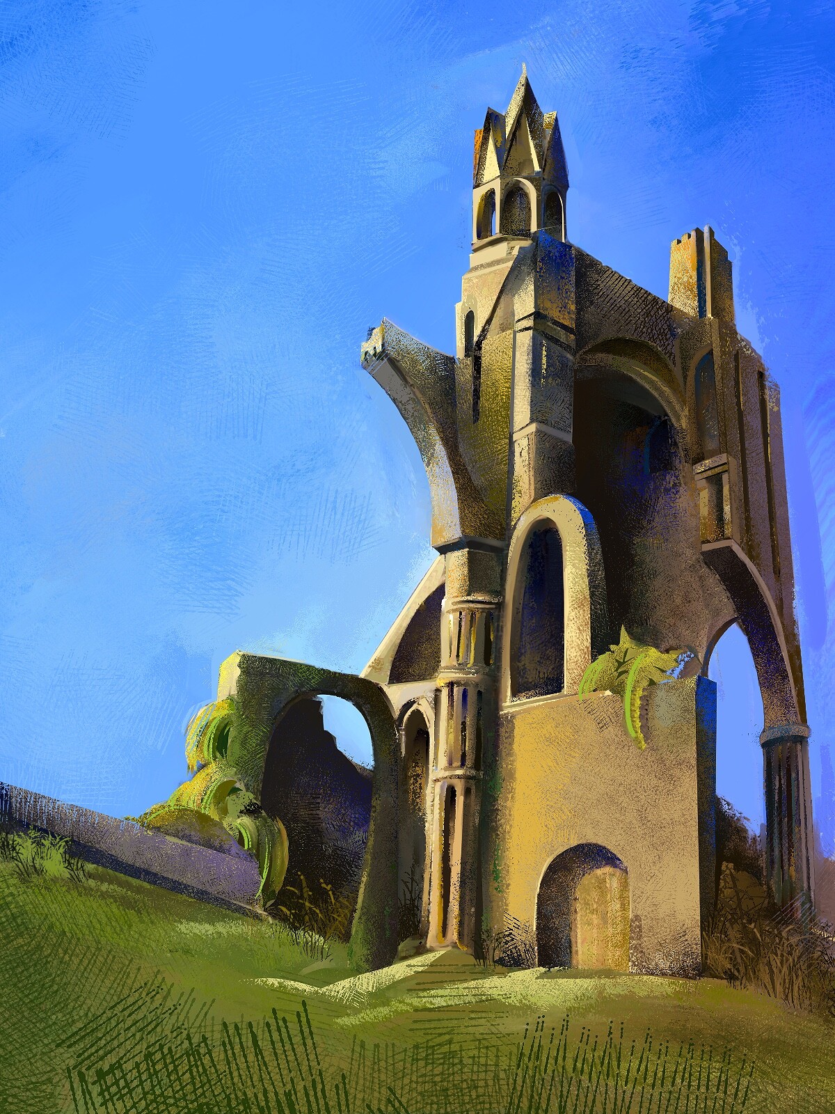 ArtStation - Castle ruin