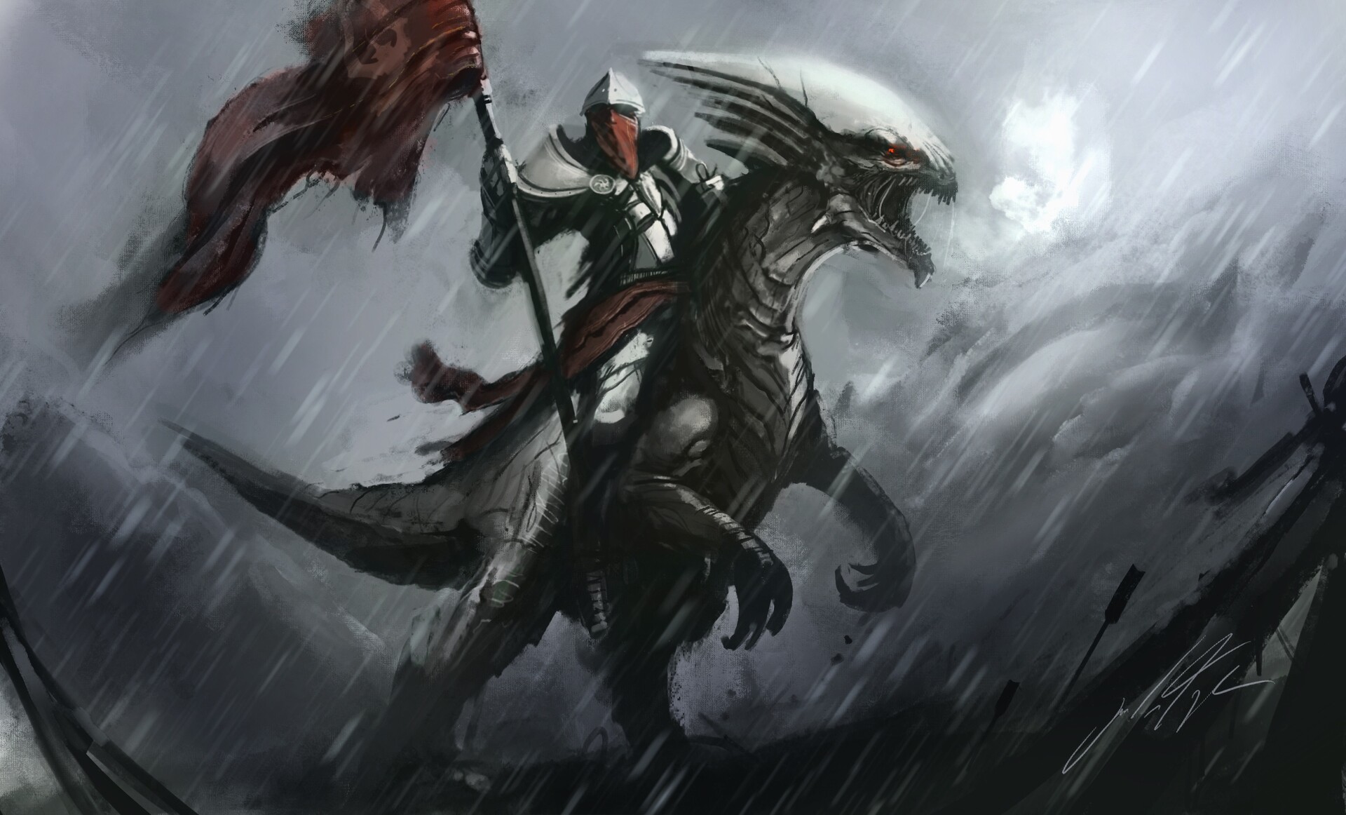 ArtStation - Raptor Knight