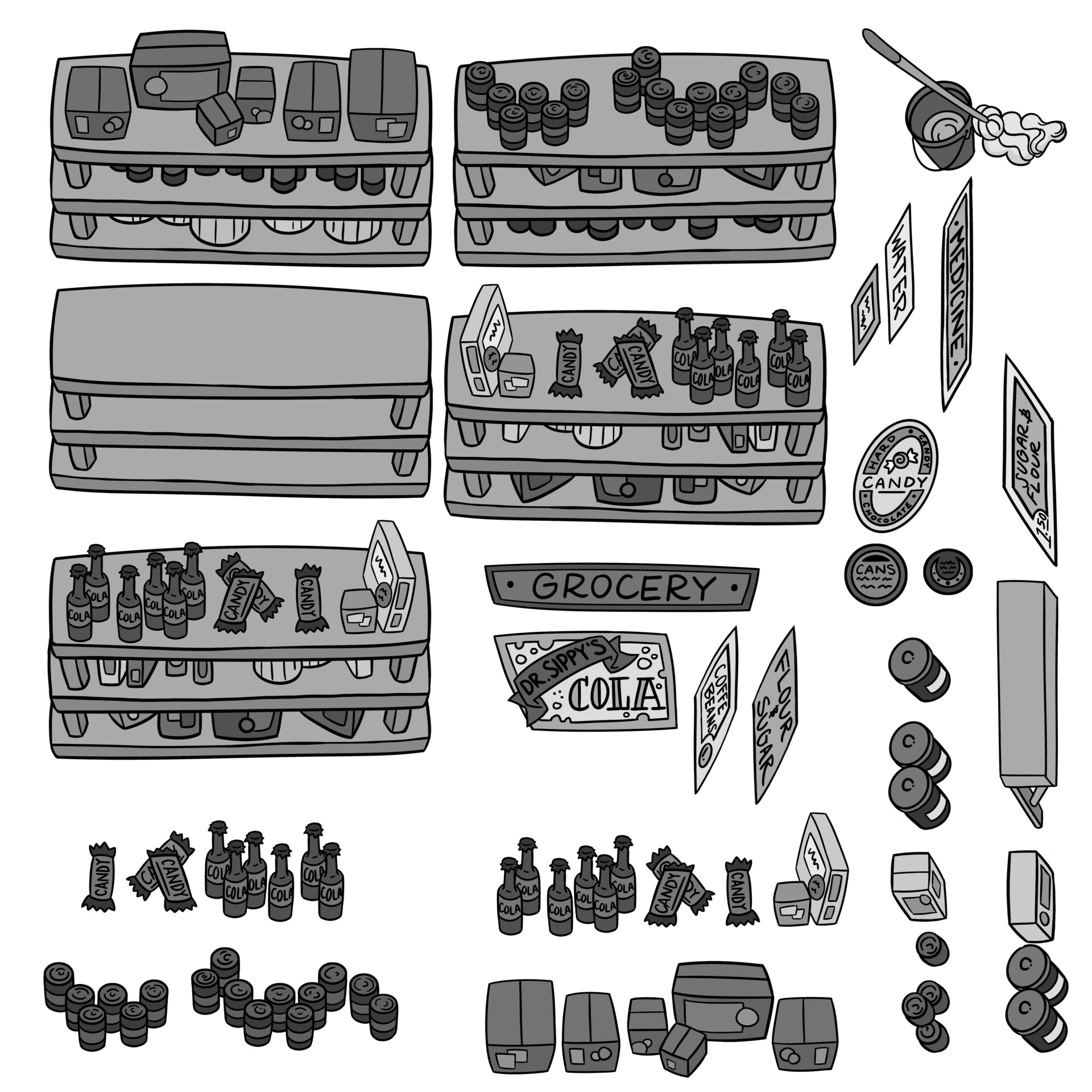 Shaina "Tayowna" Lee - Monochrome RPG | Assets