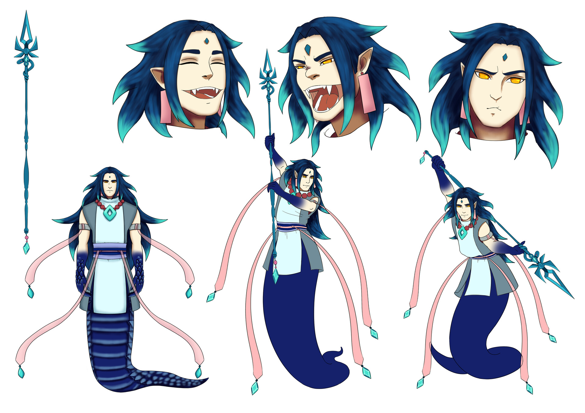 ArtStation - Snake Man