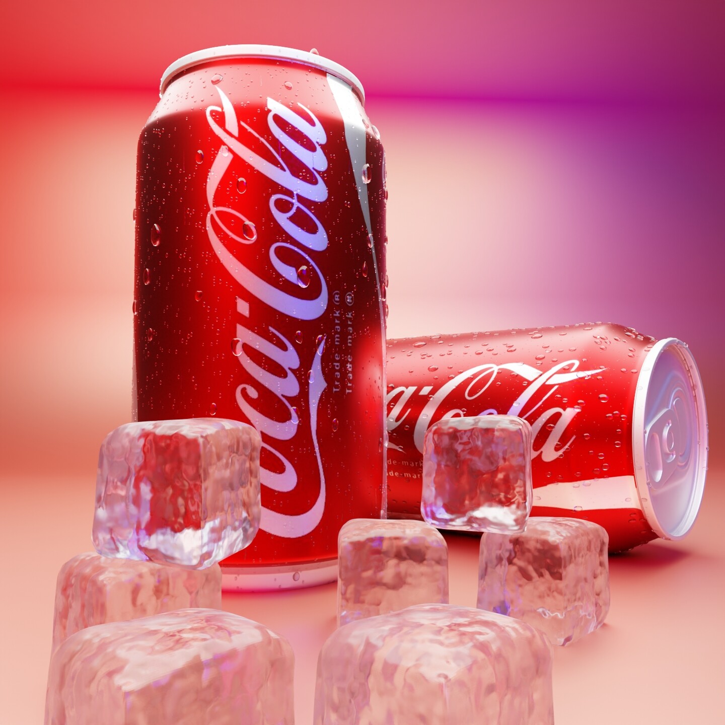ArtStation - COKE CAN PRODUCT MODELLING