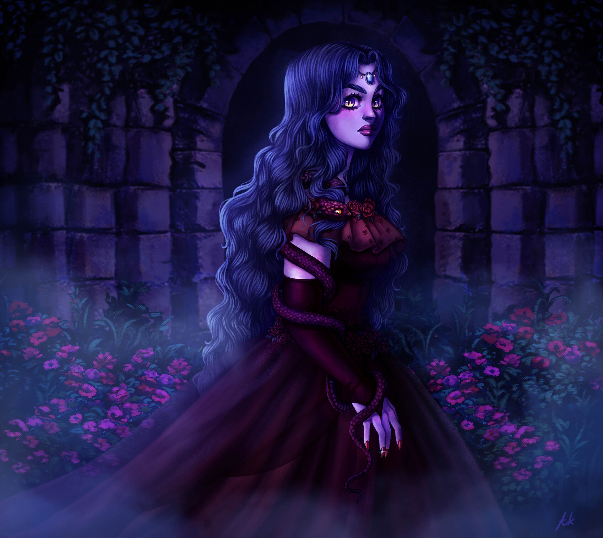 ArtStation - The Princess's Snake