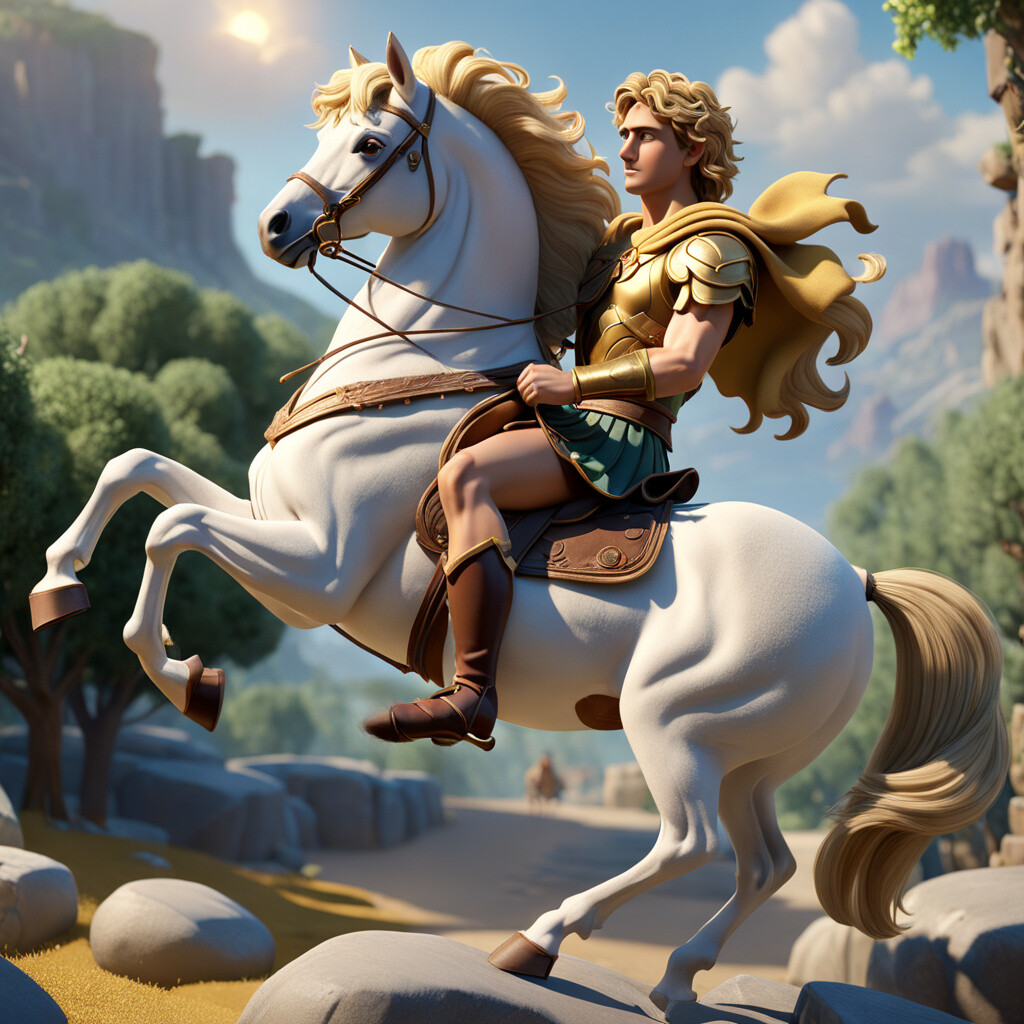 ArtStation - portrait of Alexander the Great