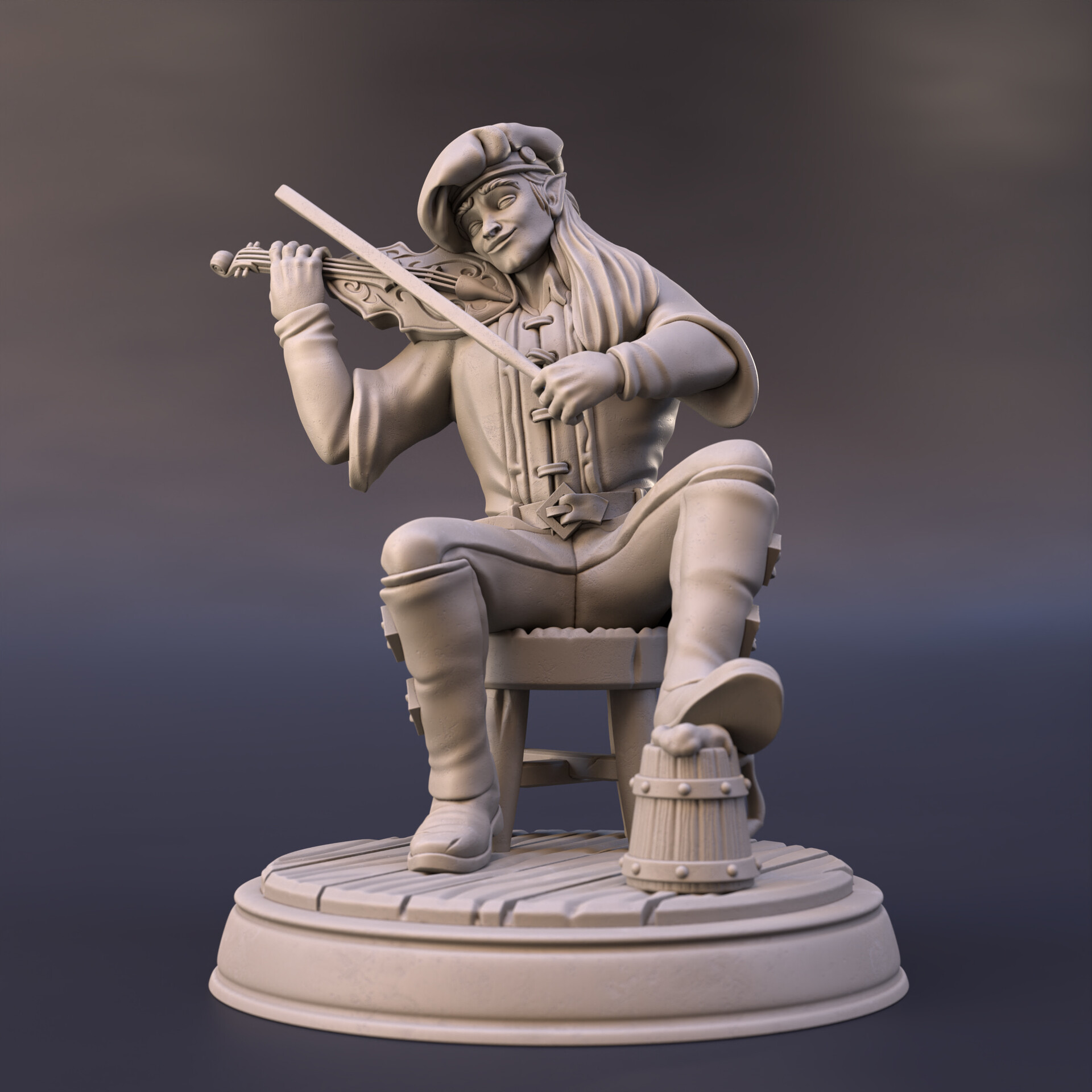 ArtStation - Elf Bard