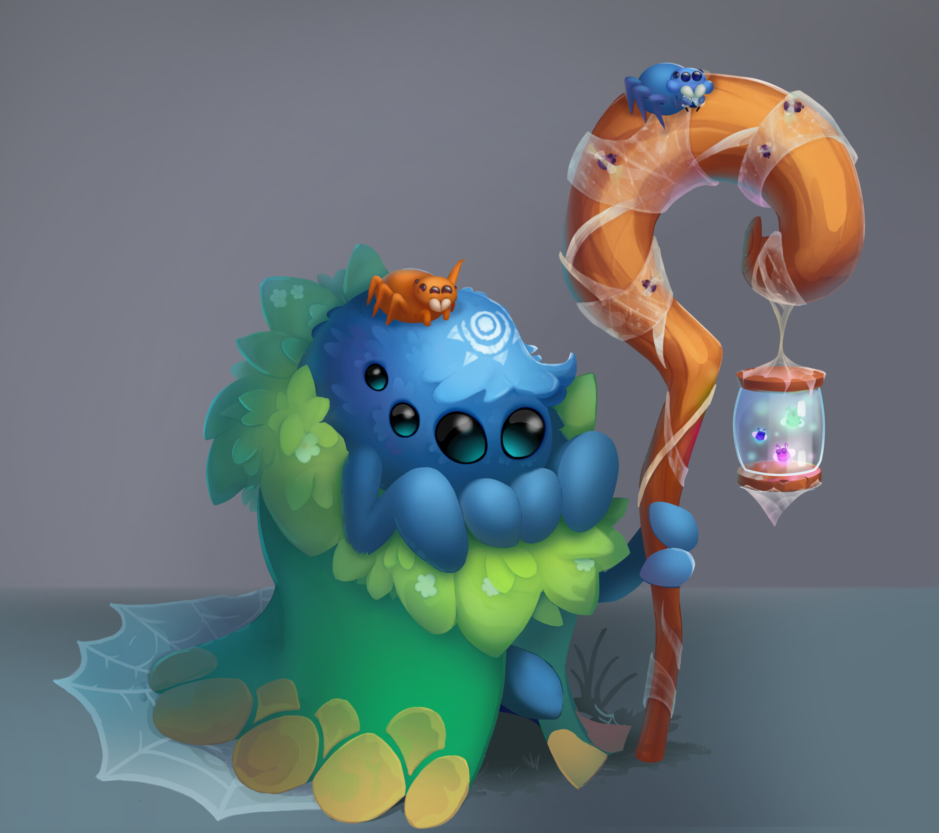 ArtStation - Spider druid
