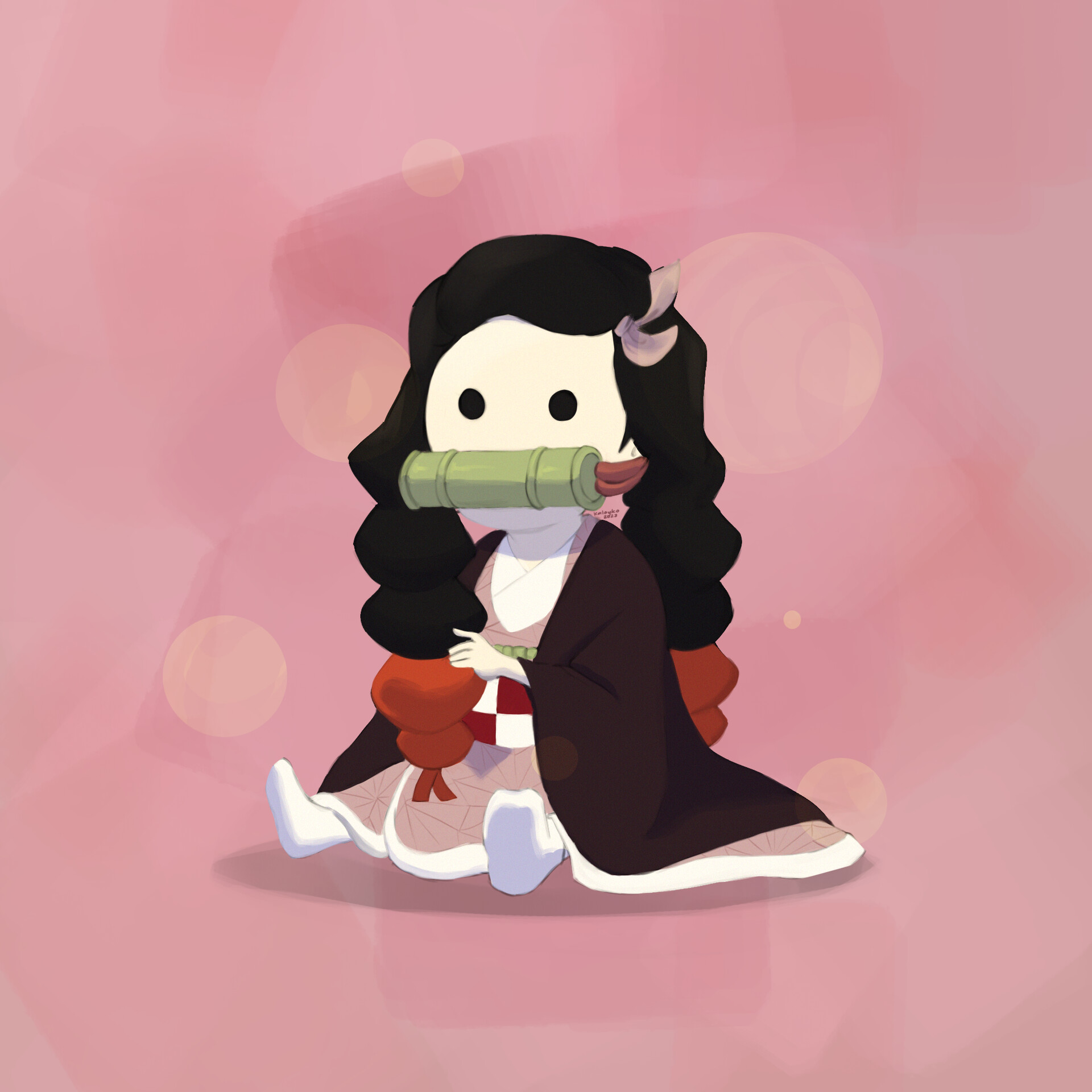 ArtStation - Chibi Nezuko