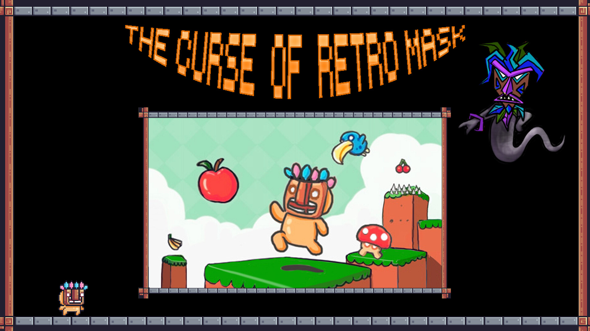 ArtStation - The Curse of Retro Mask (Videogame)