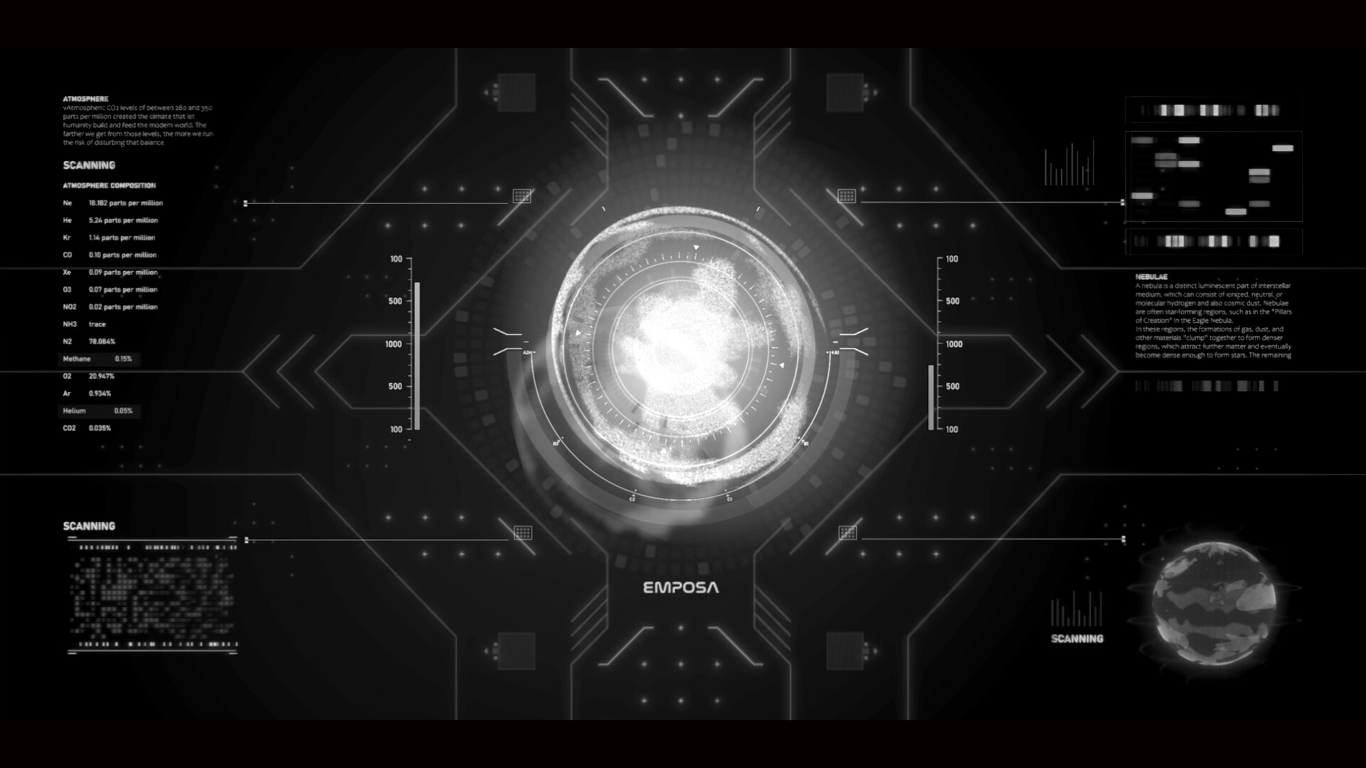 Victoria (Vito) Rodriguez - Retrofuturistic Sci-Fi Starship Interface - UI