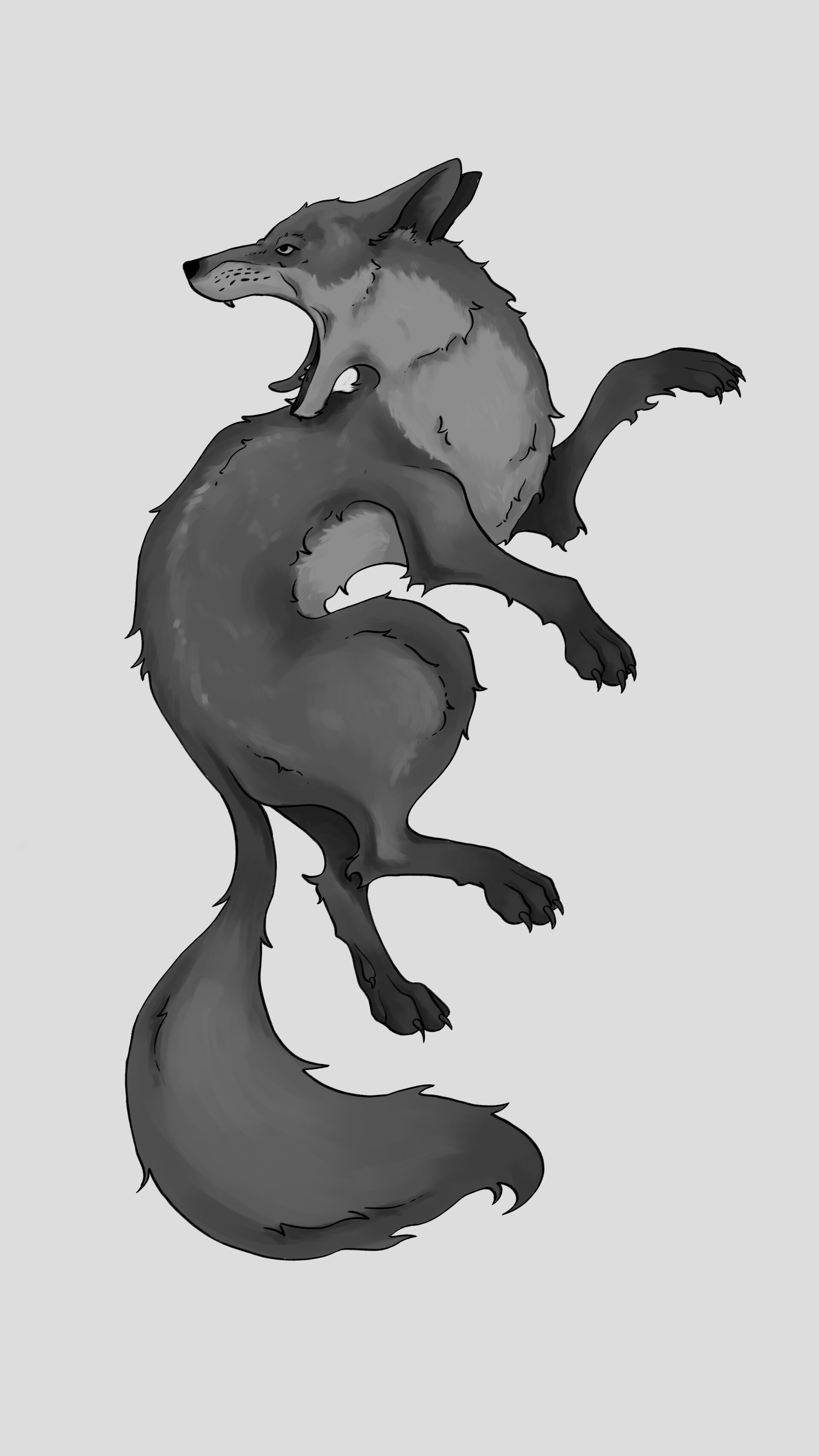 Artstation Fox Tattoo Design