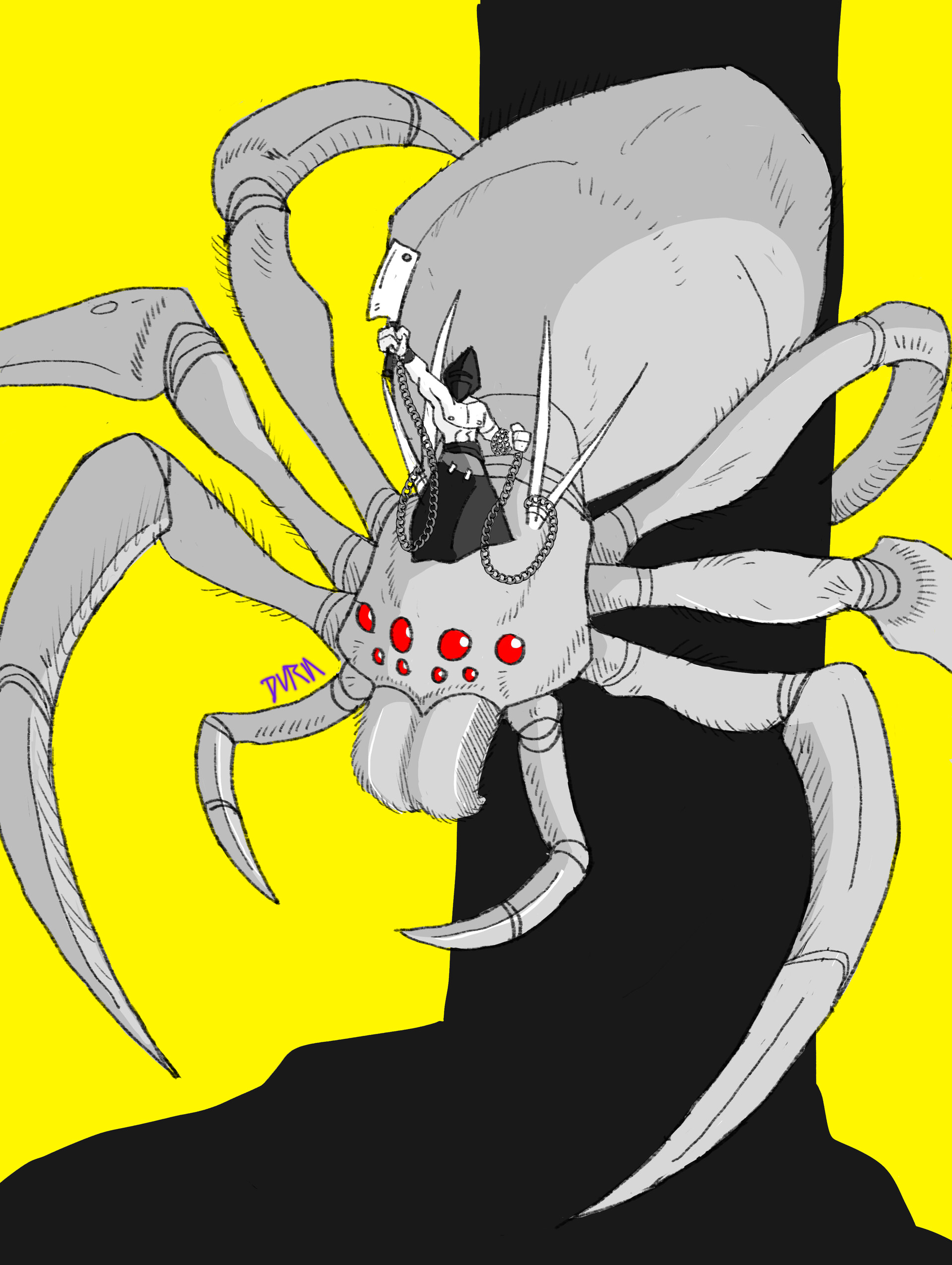 ArtStation - Spiders - Inktober 2023 Day 2