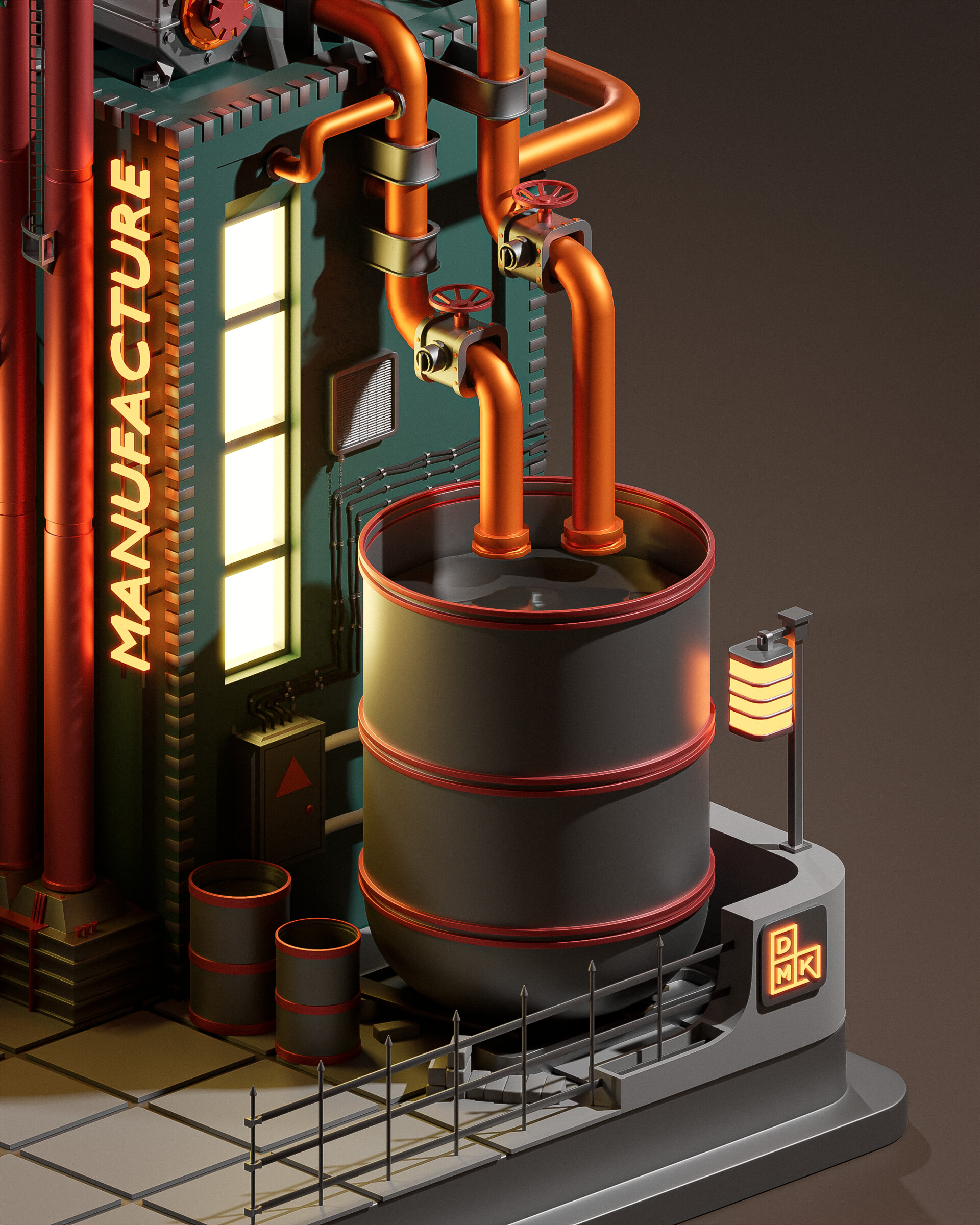 ИЗИ Blender - Industrial Factory