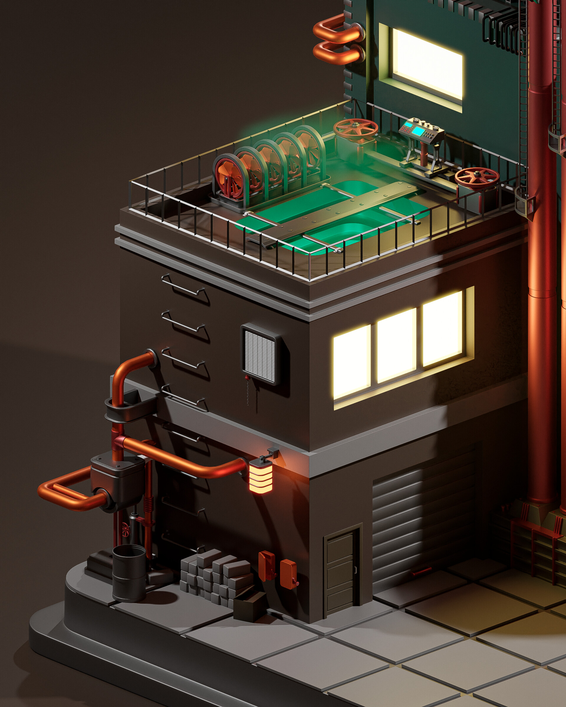 ИЗИ Blender - Industrial Factory