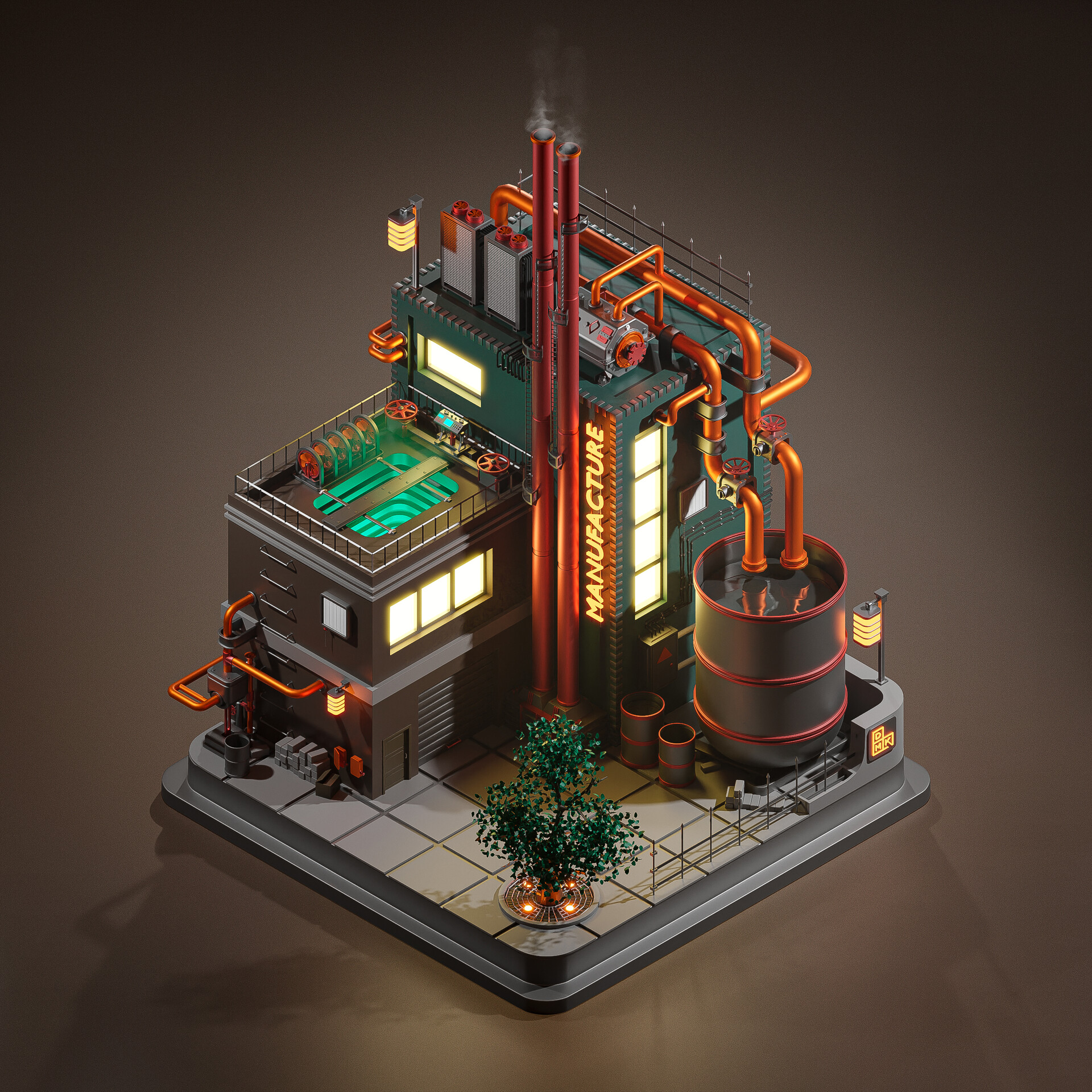 ИЗИ Blender - Industrial Factory