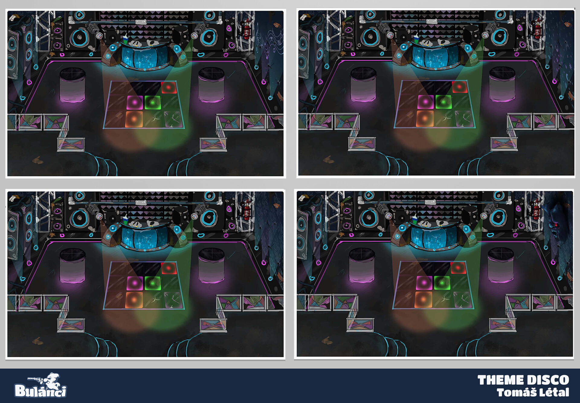 Tomáš Létal - Disco map [Bulanci] concept