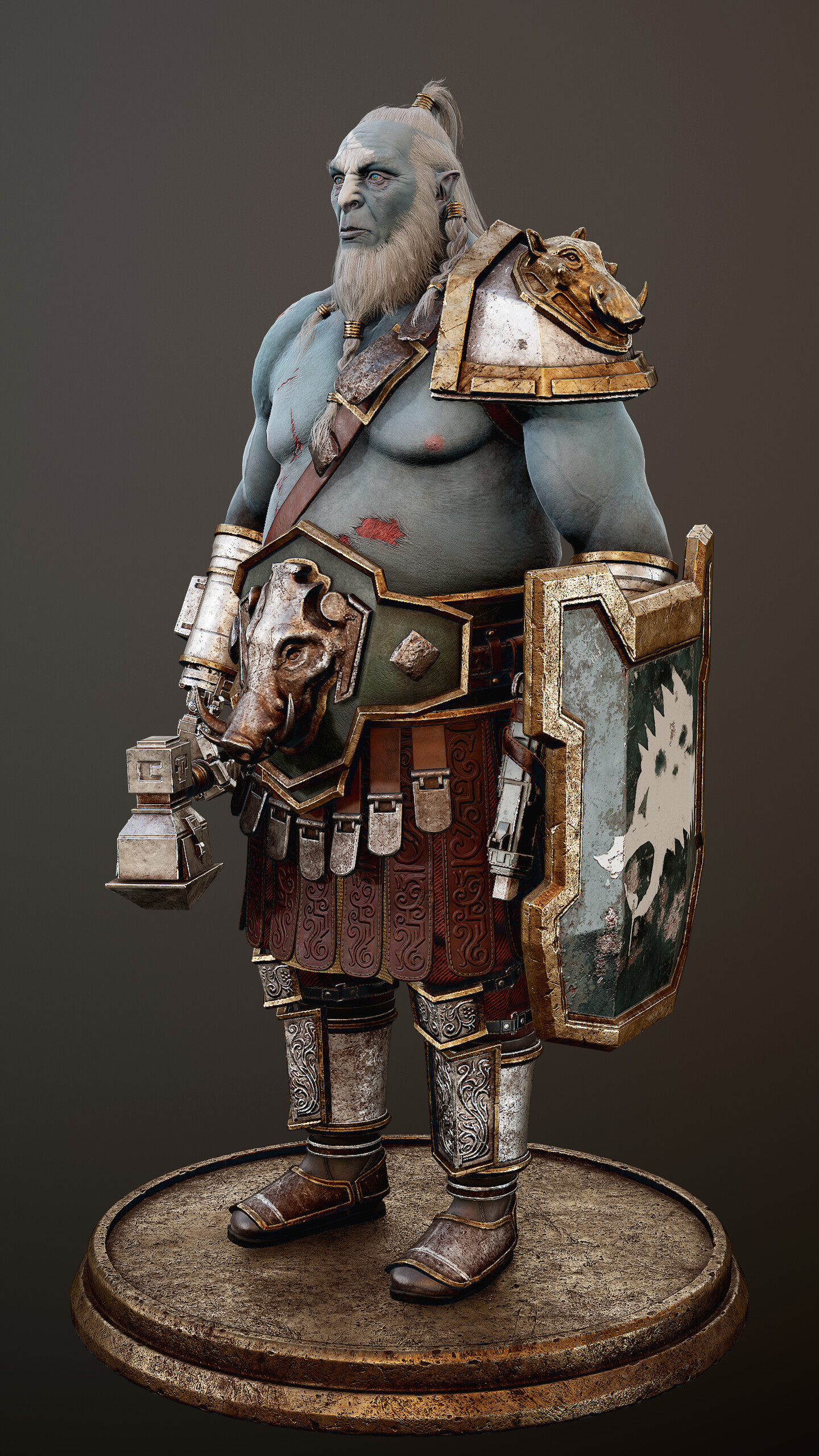 Sergio Tsydinzhapov - Orc from the wild boar clan.