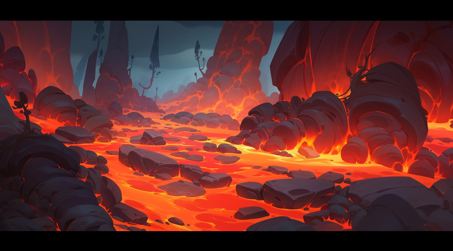 ArtStation - Lava world