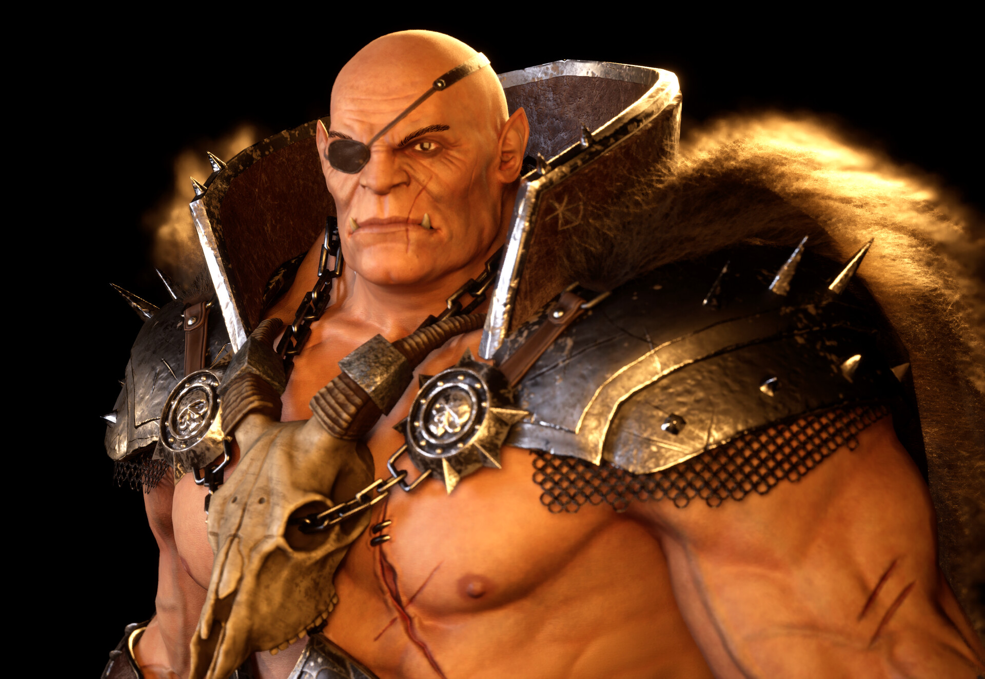 ArtStation - Orc Warlord (Real-Time)