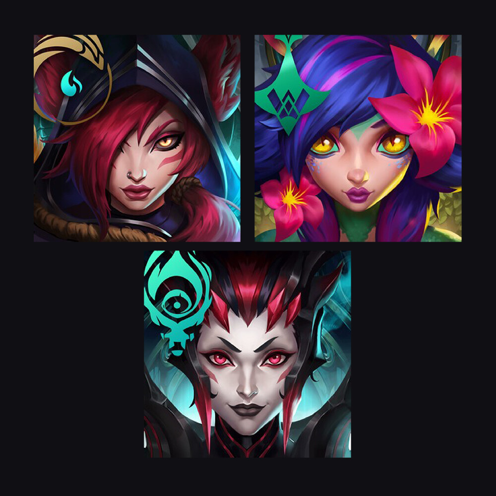 Karolina ( RinRinDaishi ) - League of Legends - Champion Illustration Icons