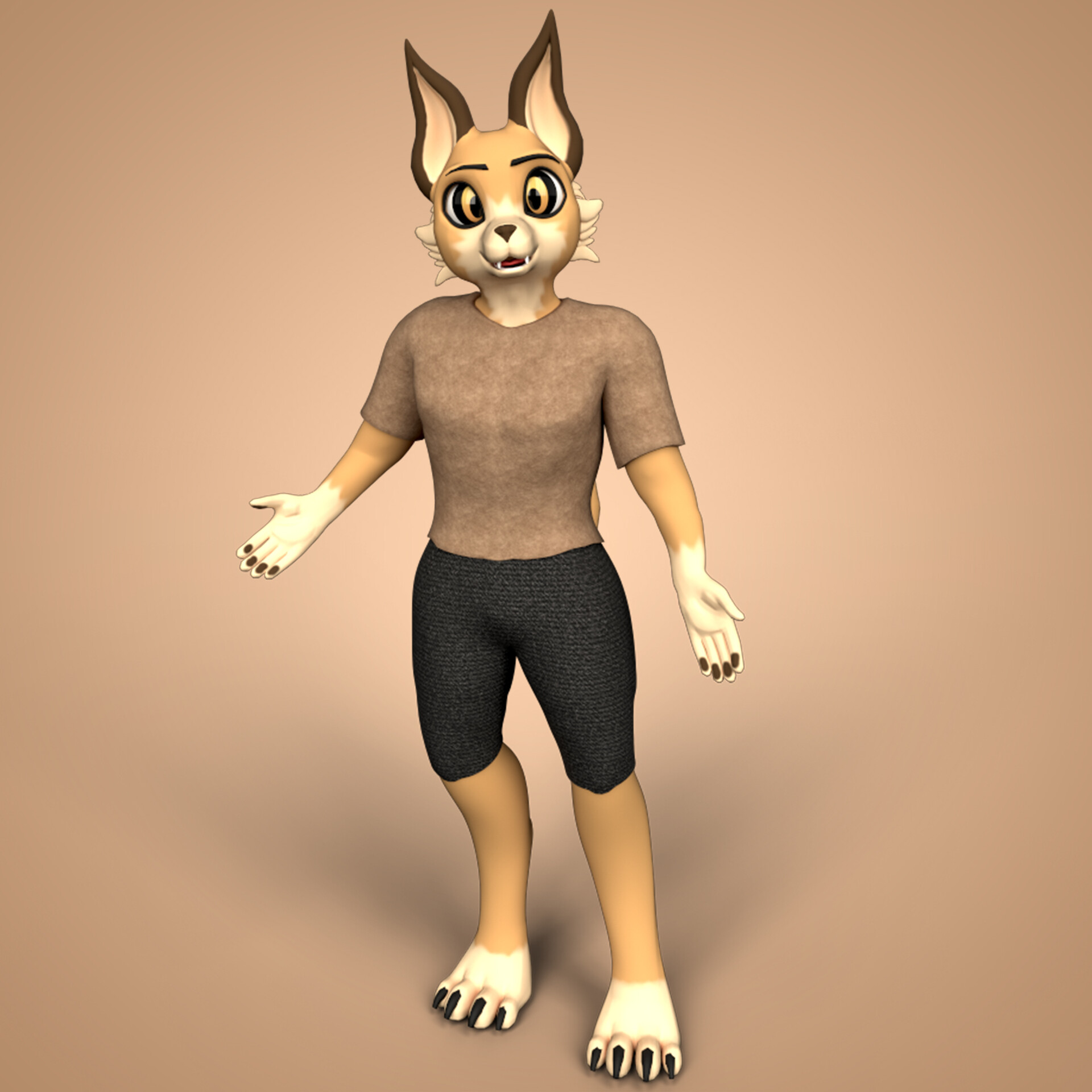 ArtStation - Furry Wolf Vrchat Avatar