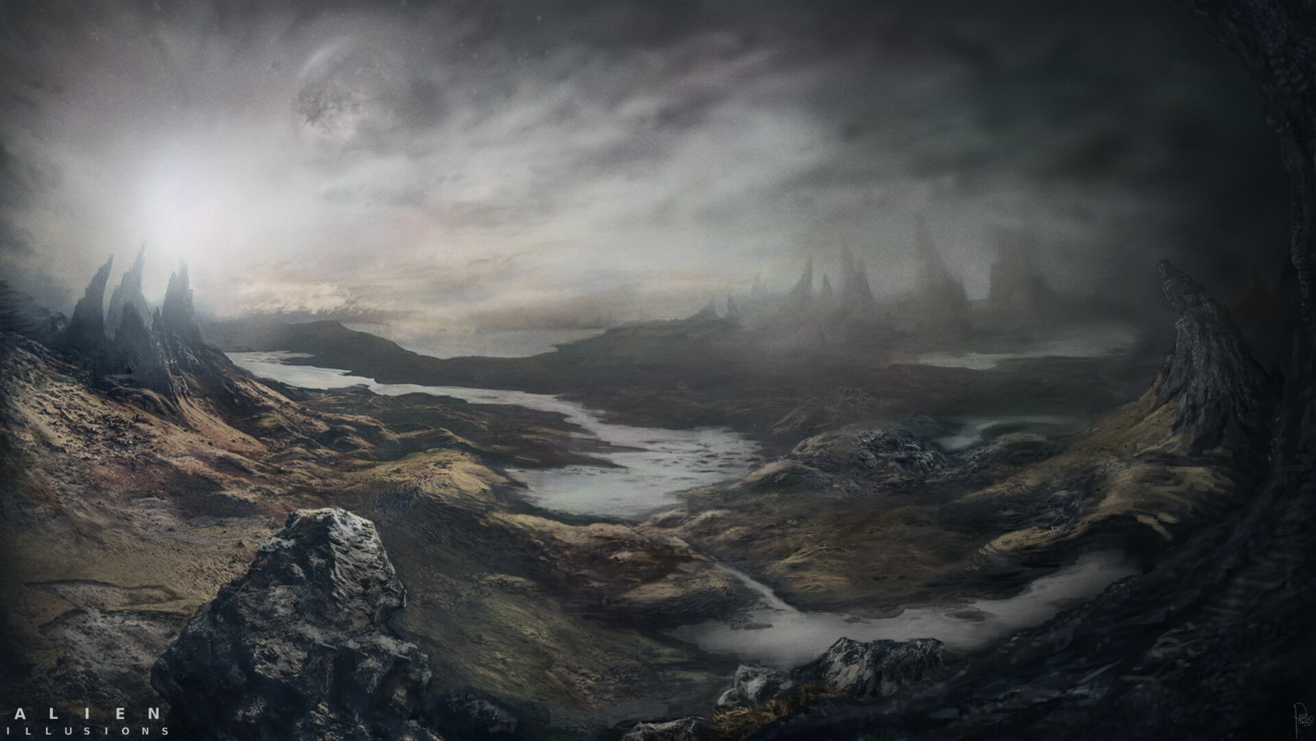 Pablo Carpio Marcos - Alien Illusions: planet XM-287 environments