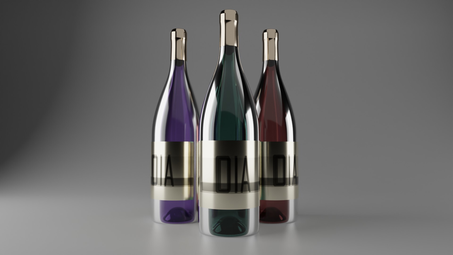 ArtStation - wine bottle