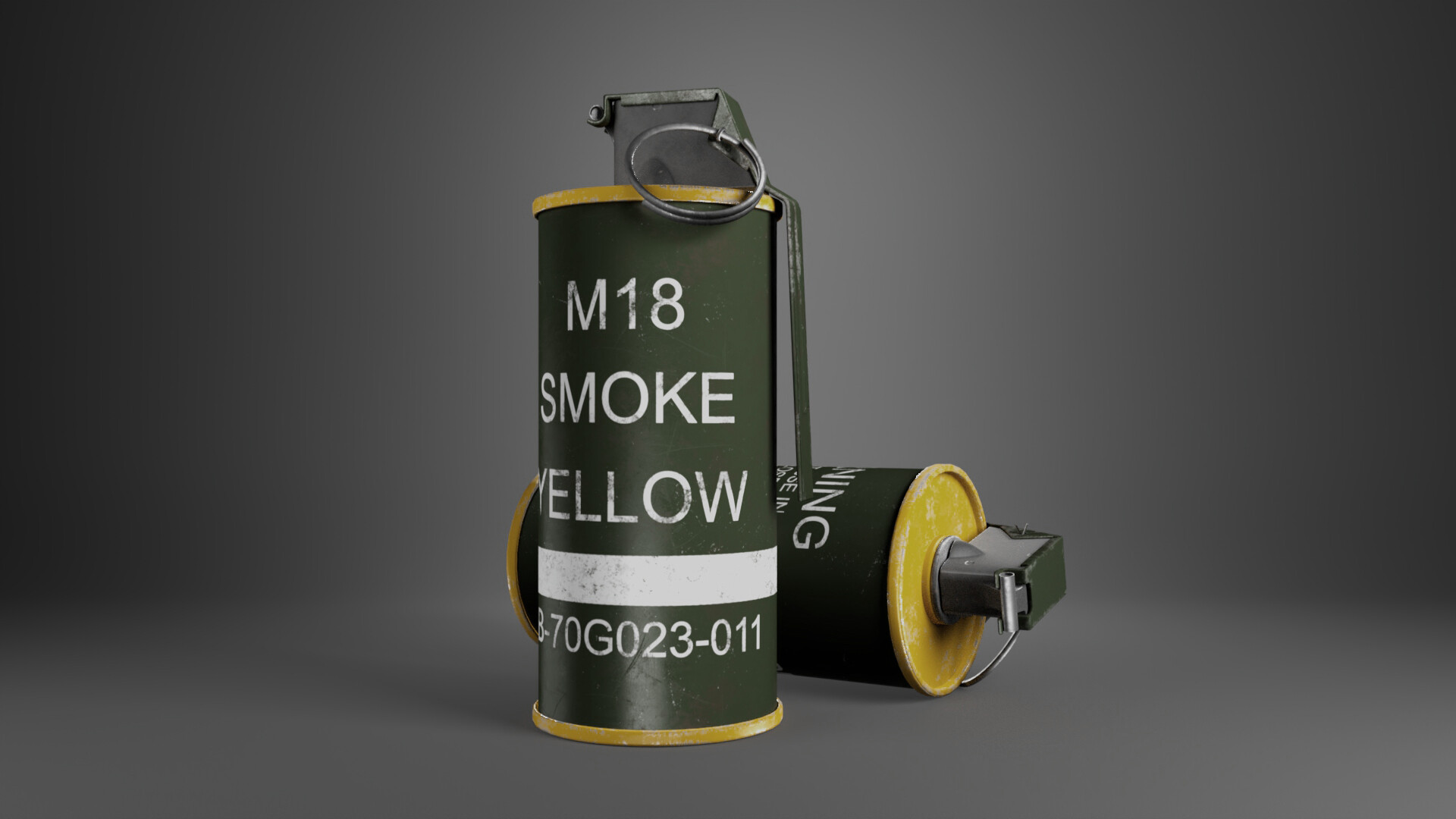 ArtStation - M18 Smoke Grenade