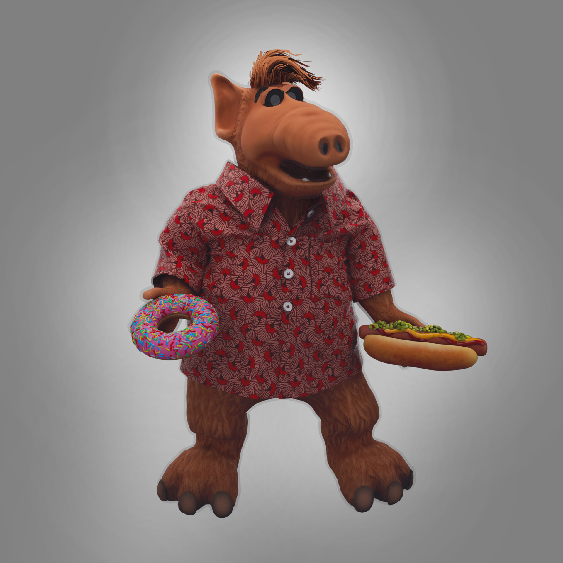 ArtStation - Alf stylized character