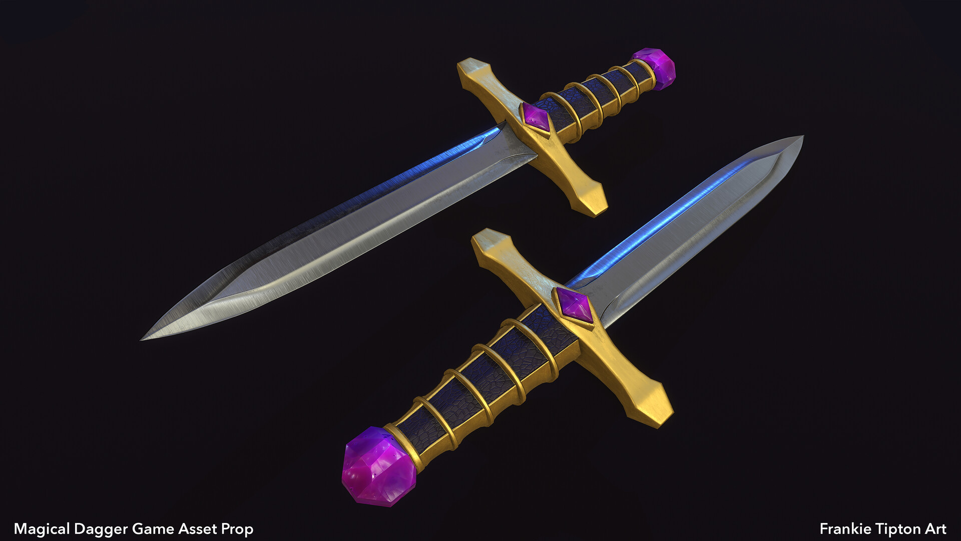 ArtStation - Magical Dagger Game Asset Prop