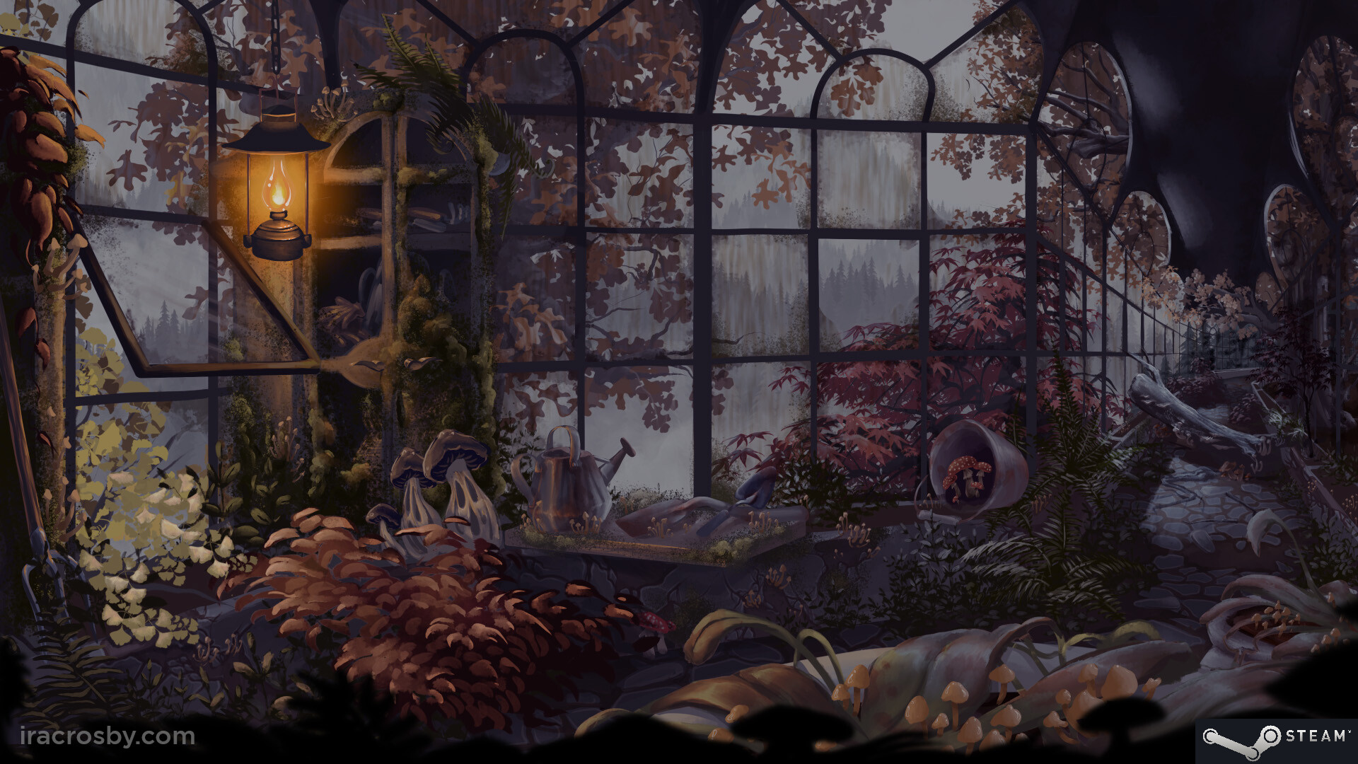 steam artwork crying