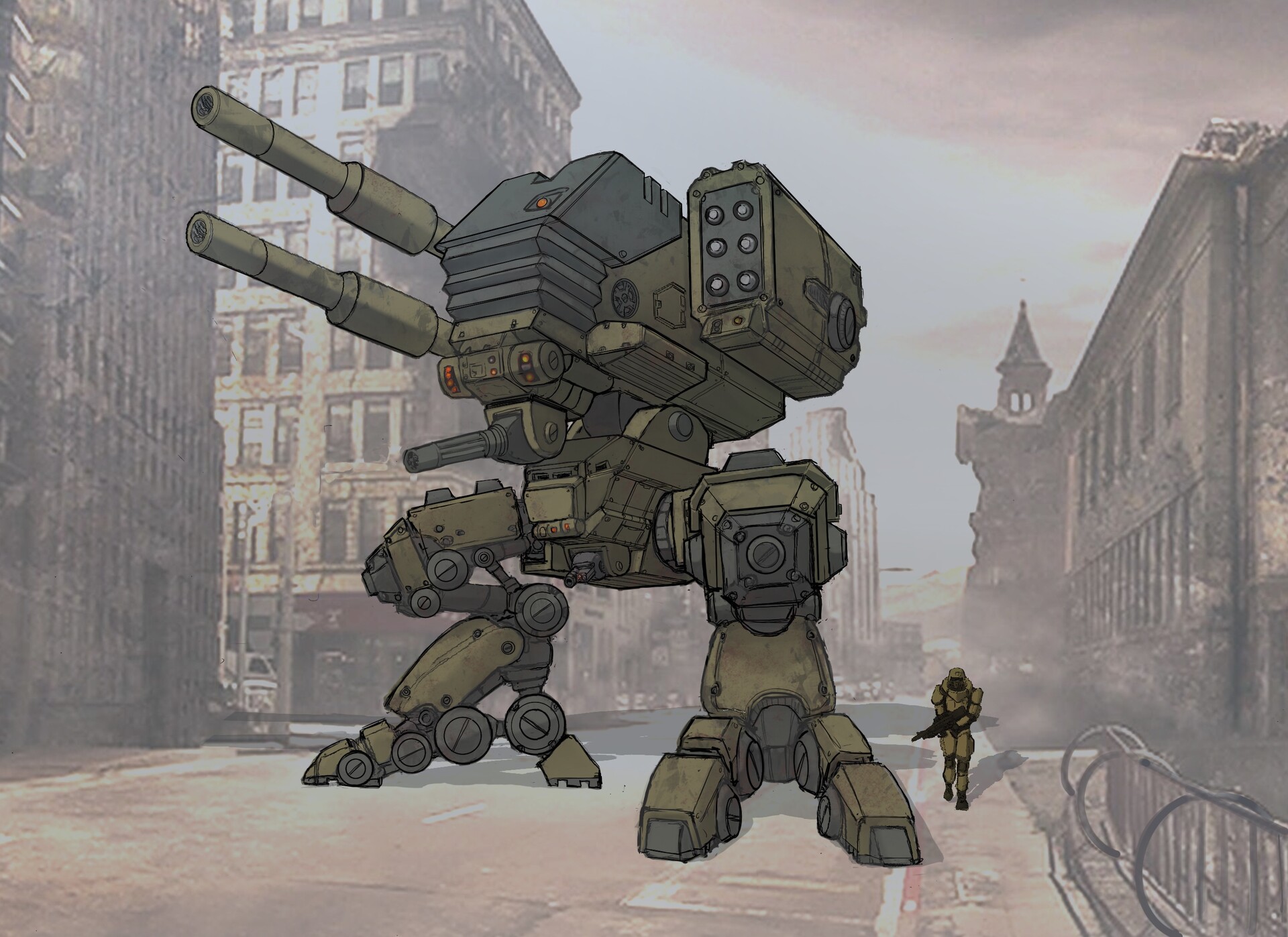 ArtStation - Mech Destroyer