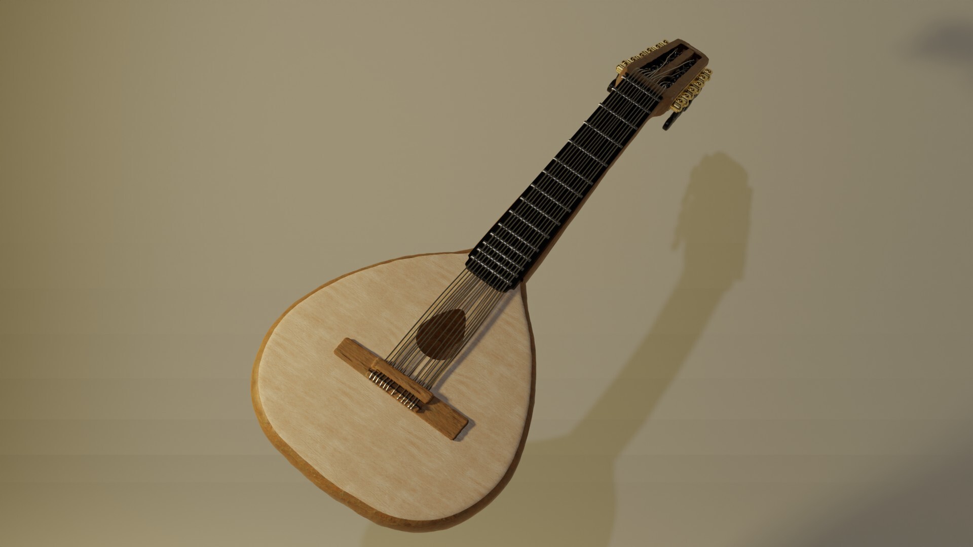 ArtStation - Realistic lute