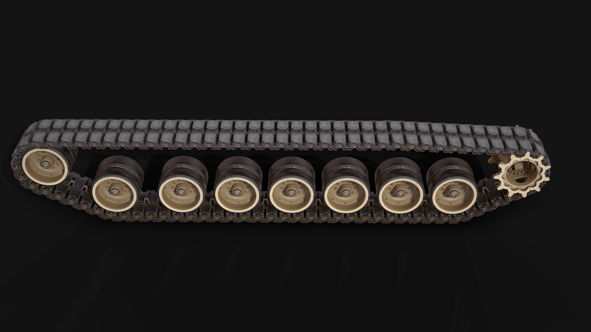 Vladislav E. - Abrams WIP: tracks and road wheels