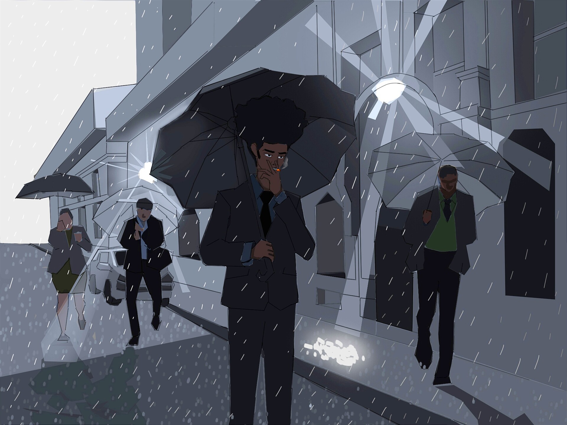 ArtStation - A gloomy day