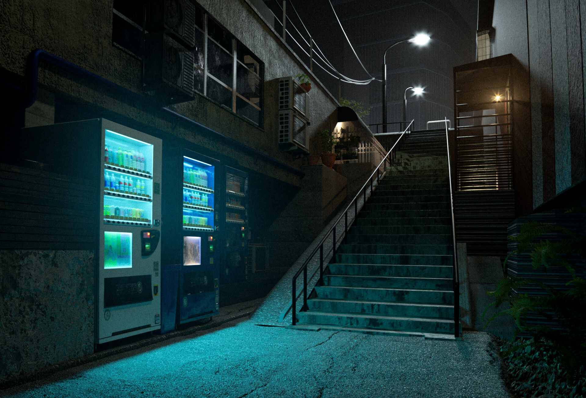 ArtStation - Alley Lights