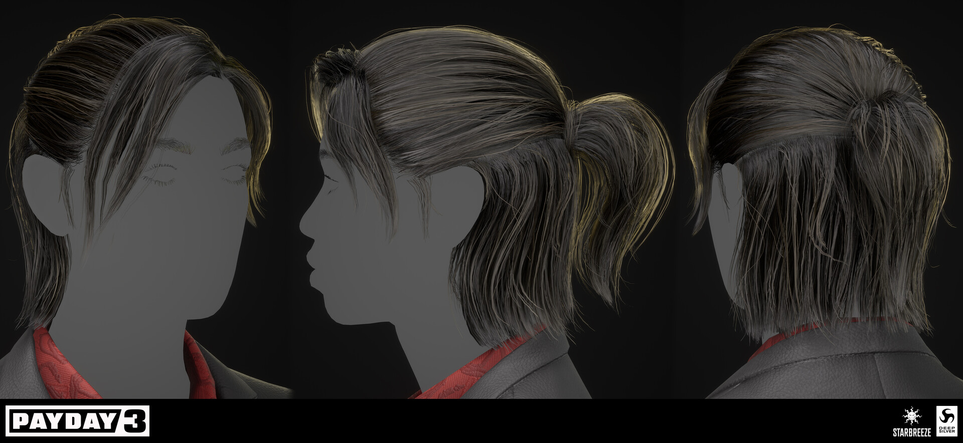 Vinayak Sreekumar - Payday3 Modular NPC_Hair