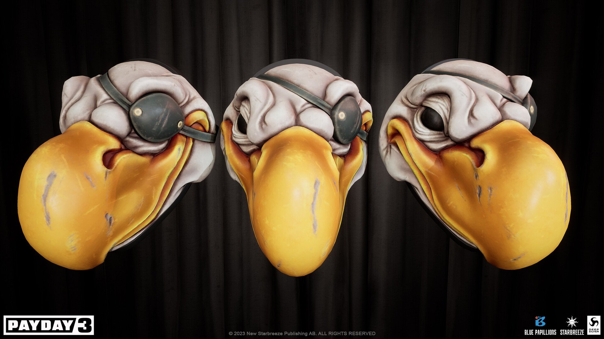 Blue Papillions - Masks 02 I PAYDAY 3