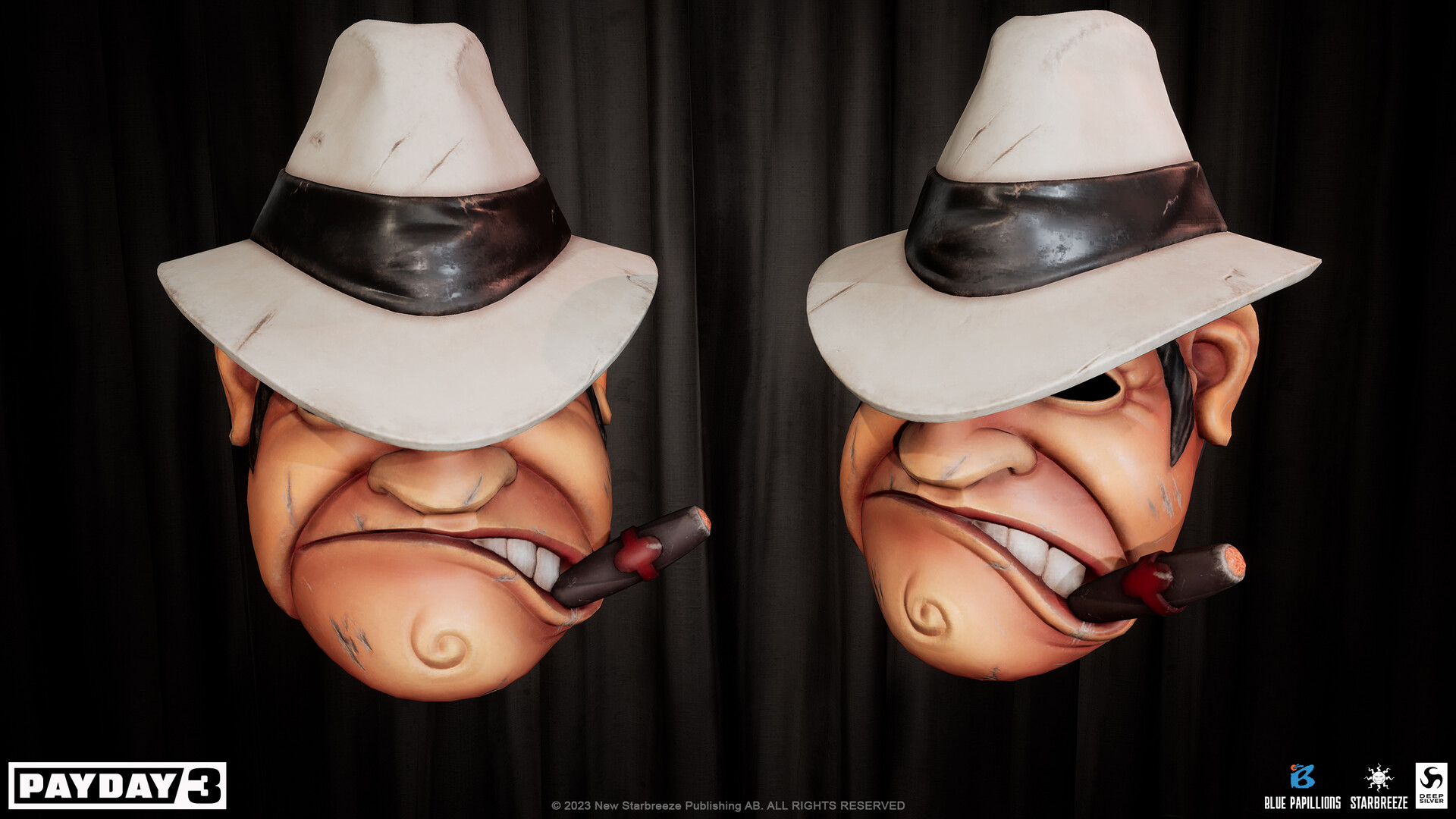 Blue Papillions - Masks 02 I PAYDAY 3